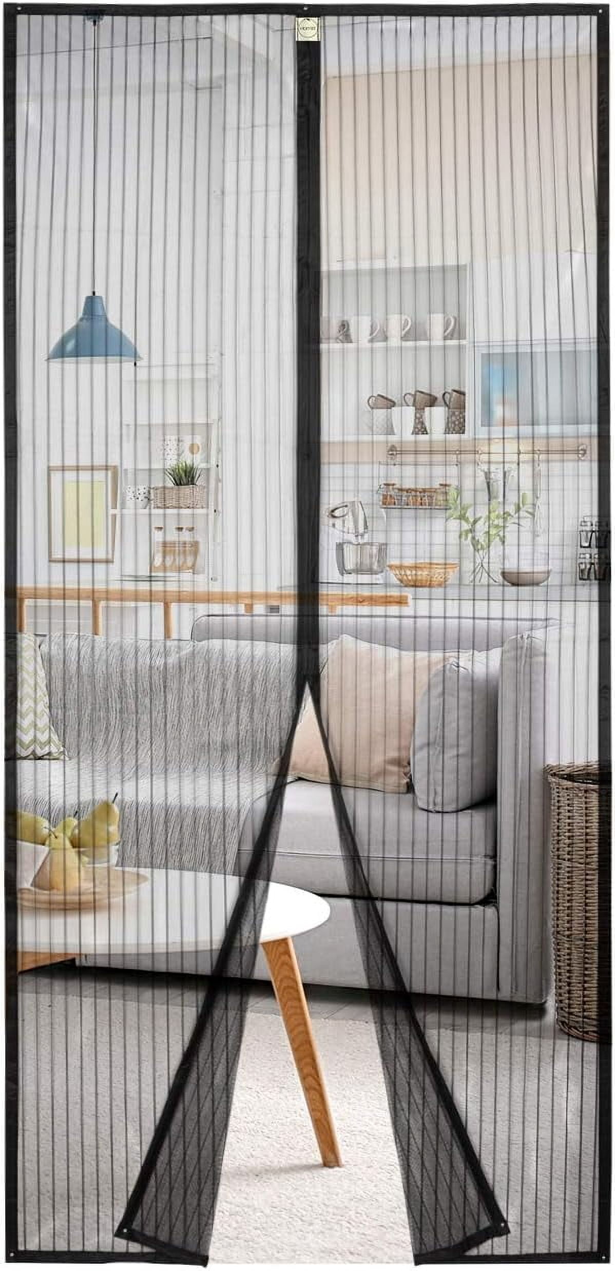 Magnet Fly Screen Door 100×210Cm, Insect Screen Fly Curtain, Magnetic ...
