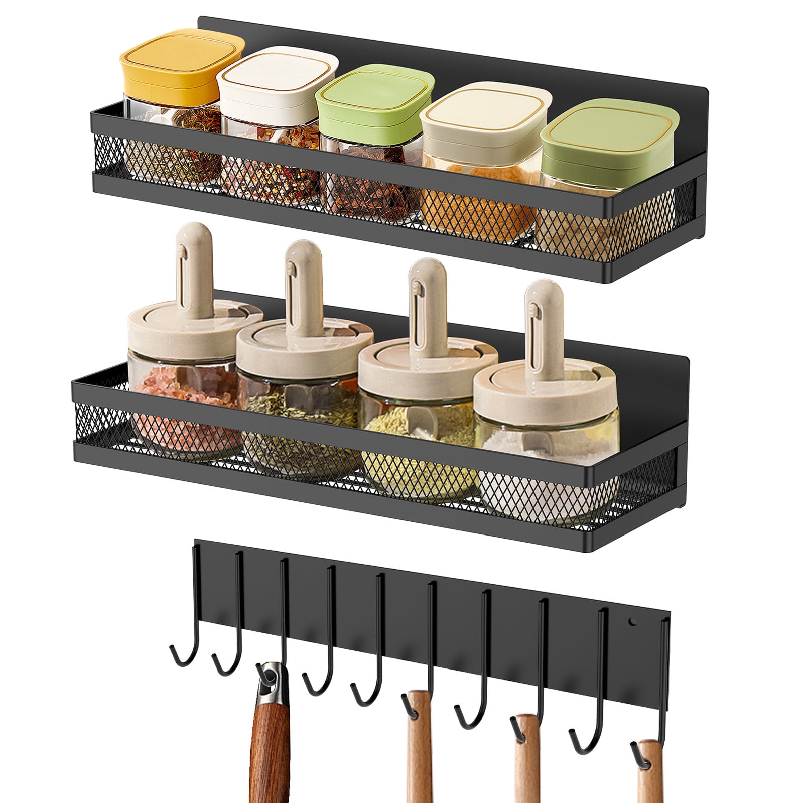 Magnet Fridge Organizer Kit Easy to Install Versatile Hook Rack ...