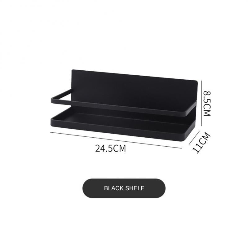 Magnet Fridge Shelf Spice Holder Magnetic Paper Towel Holder Kitchen ...