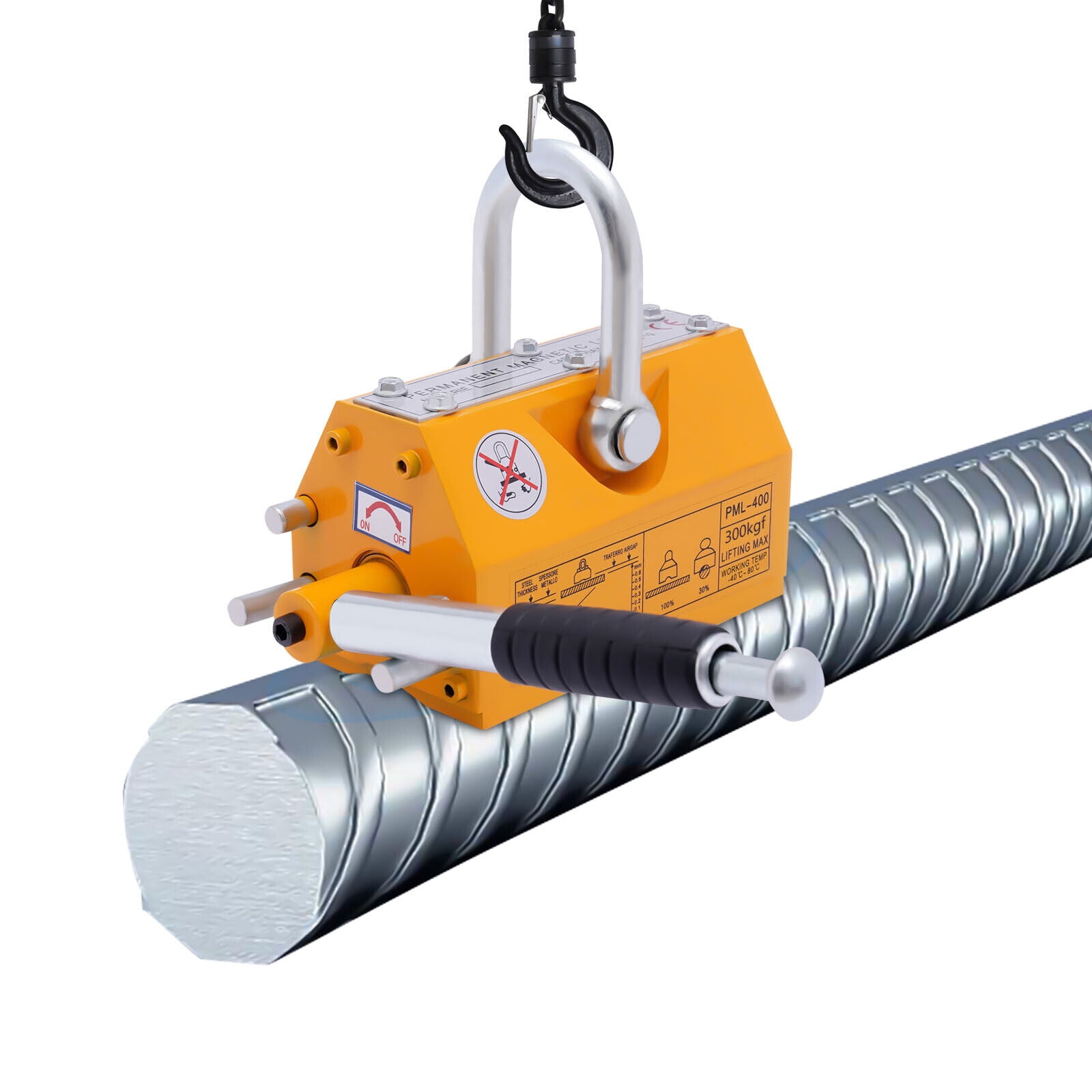 Magnet Magnetic Lifter Hoist Crane Steel Lifting 100/300/400kg/1000 ...