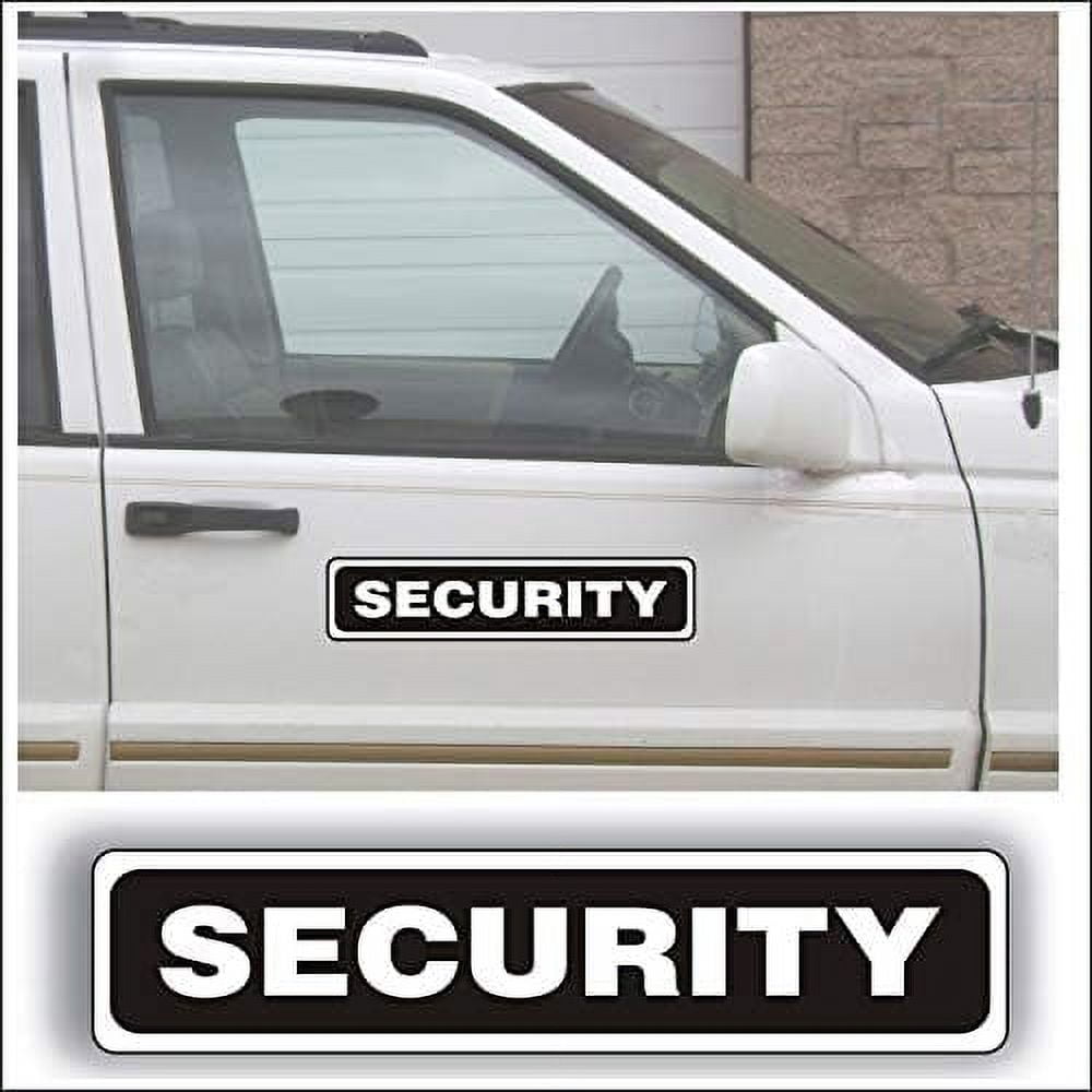 Magnet Magnetic Sign, Security, For Grounds Patrol Guard Police Vehicle ...