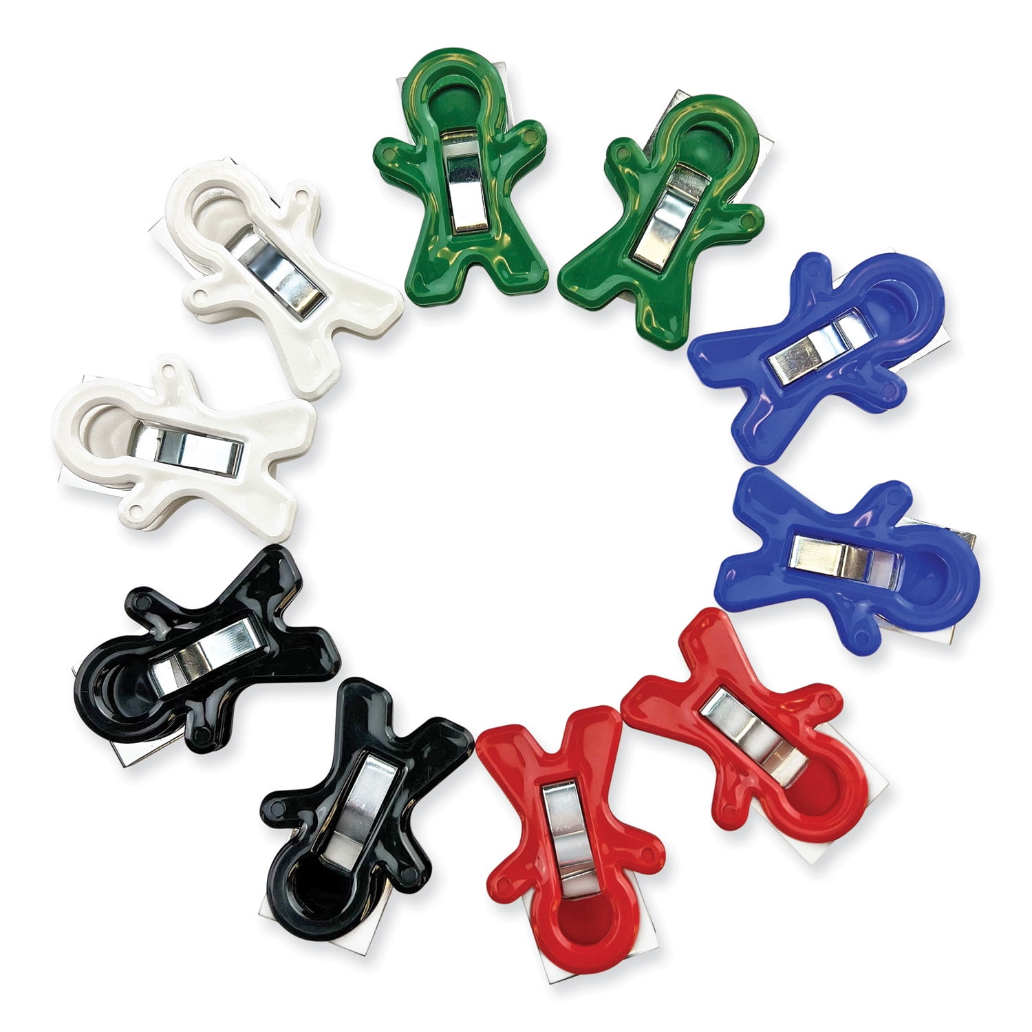 Magnet Man, Assorted Colors, 10/Pack - Walmart.com