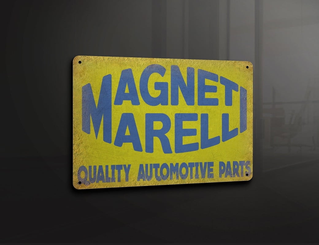 Magnet Marell Metal Sign Metal Plaque Wall Art Decor Signage 12×8 Inch ...