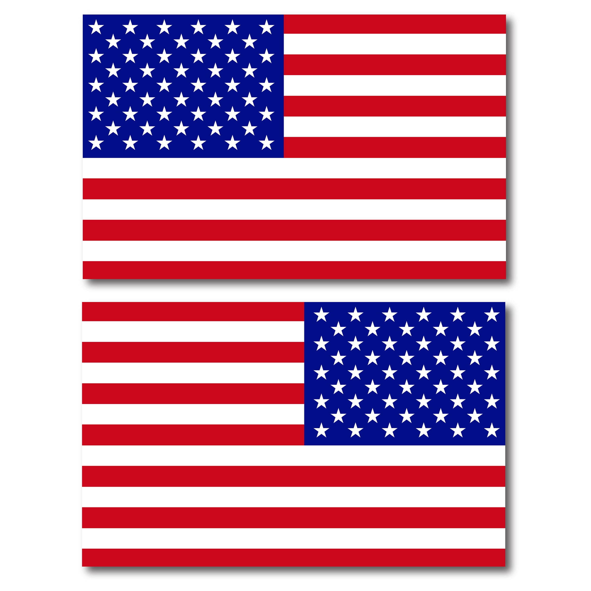Magnet Me Up American Flag Vinyl Automotive Magnet Decals, Opposing 2 ...