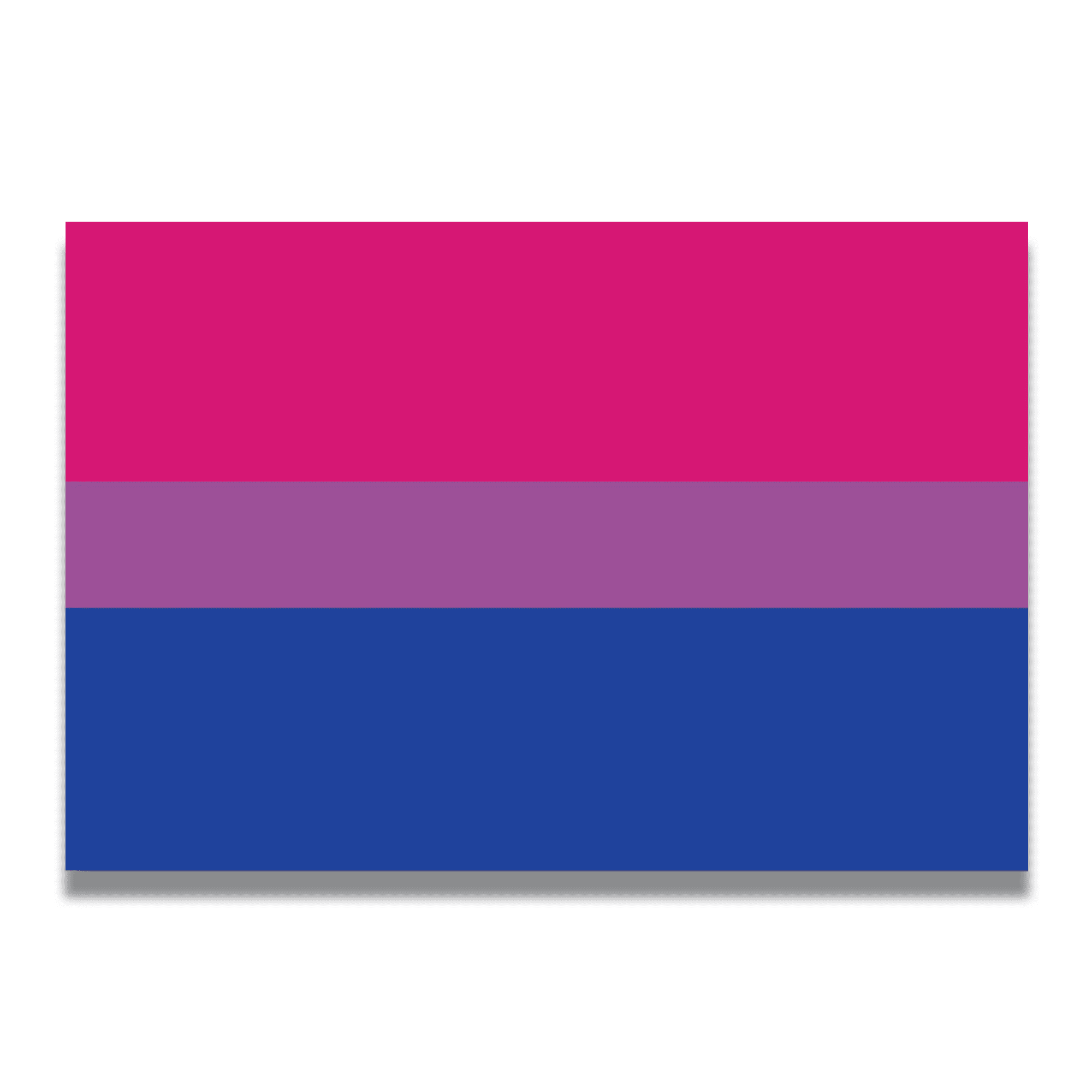 Magnet Me Up Bisexual Pride Flag Car Magnetic Vinyl Decal, 4x6 Inches ...