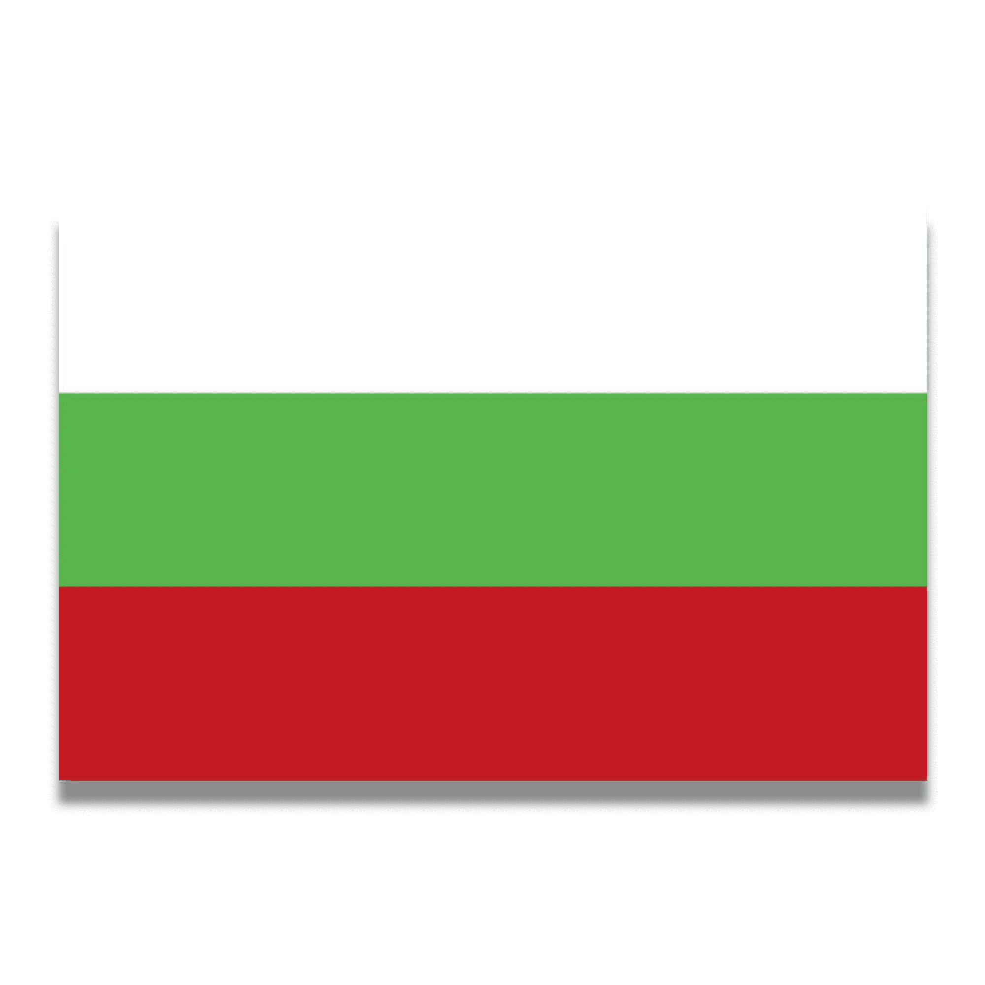 Magnet Me Up Bulgaria Bulgarian Flag Vinyl Automotive Magnet Decal, 4x6 ...