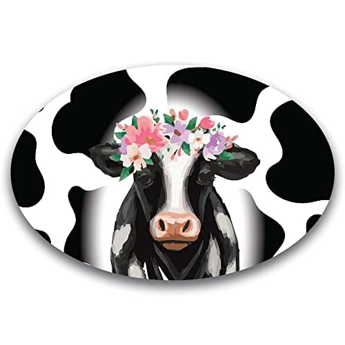 Magnet Me Up Cow Print Magnet Decal, 4x6 Inches, Heavy Duty Automotive ...