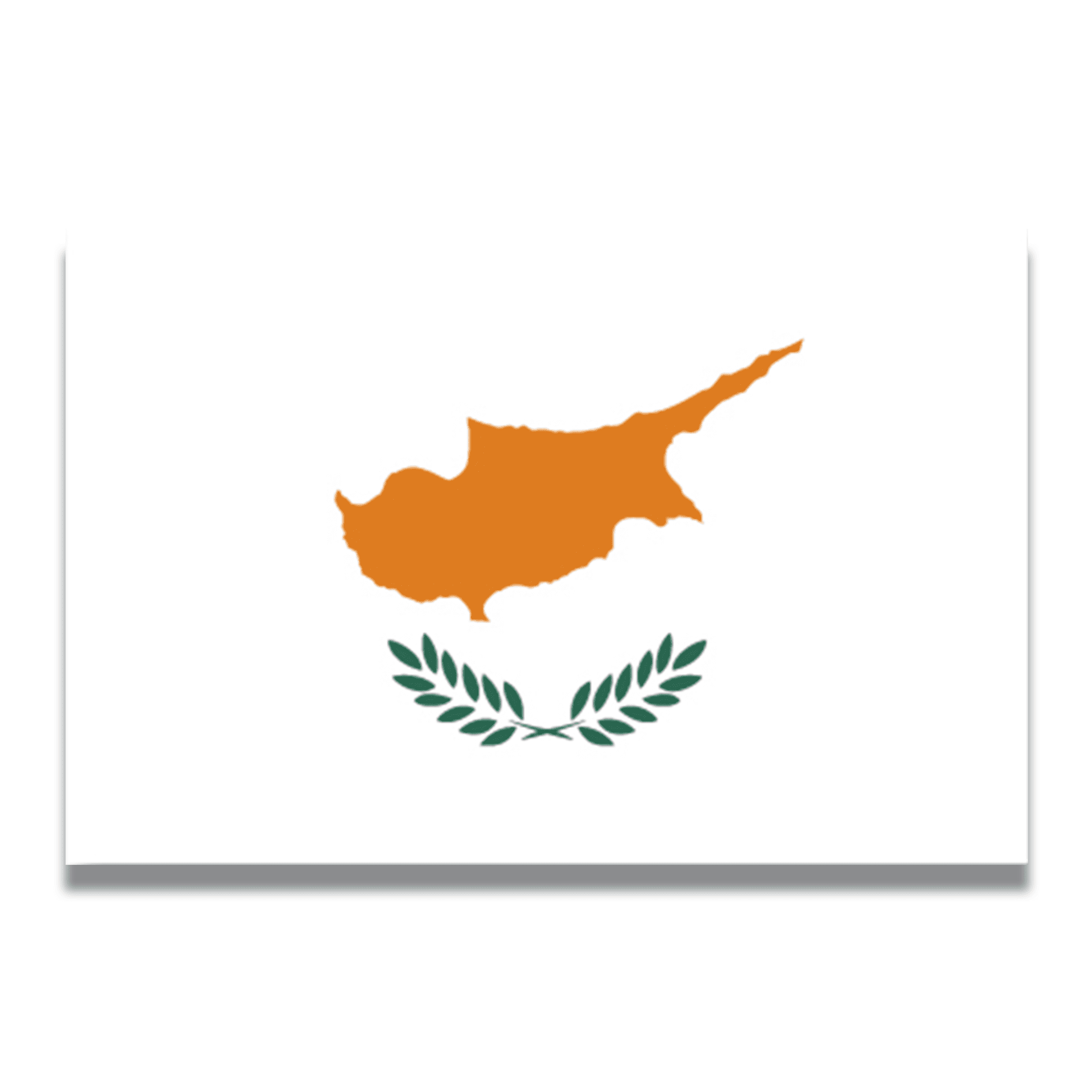 Magnet Me Up Cyprus Cypriot Flag Vinyl Automotive Magnet Decal, 4x6 ...