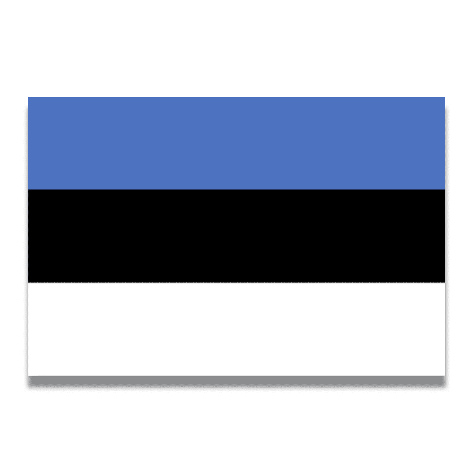 Magnet Me Up Estonia Estonian Flag Vinyl Automotive Magnet Decal, 4x6 ...