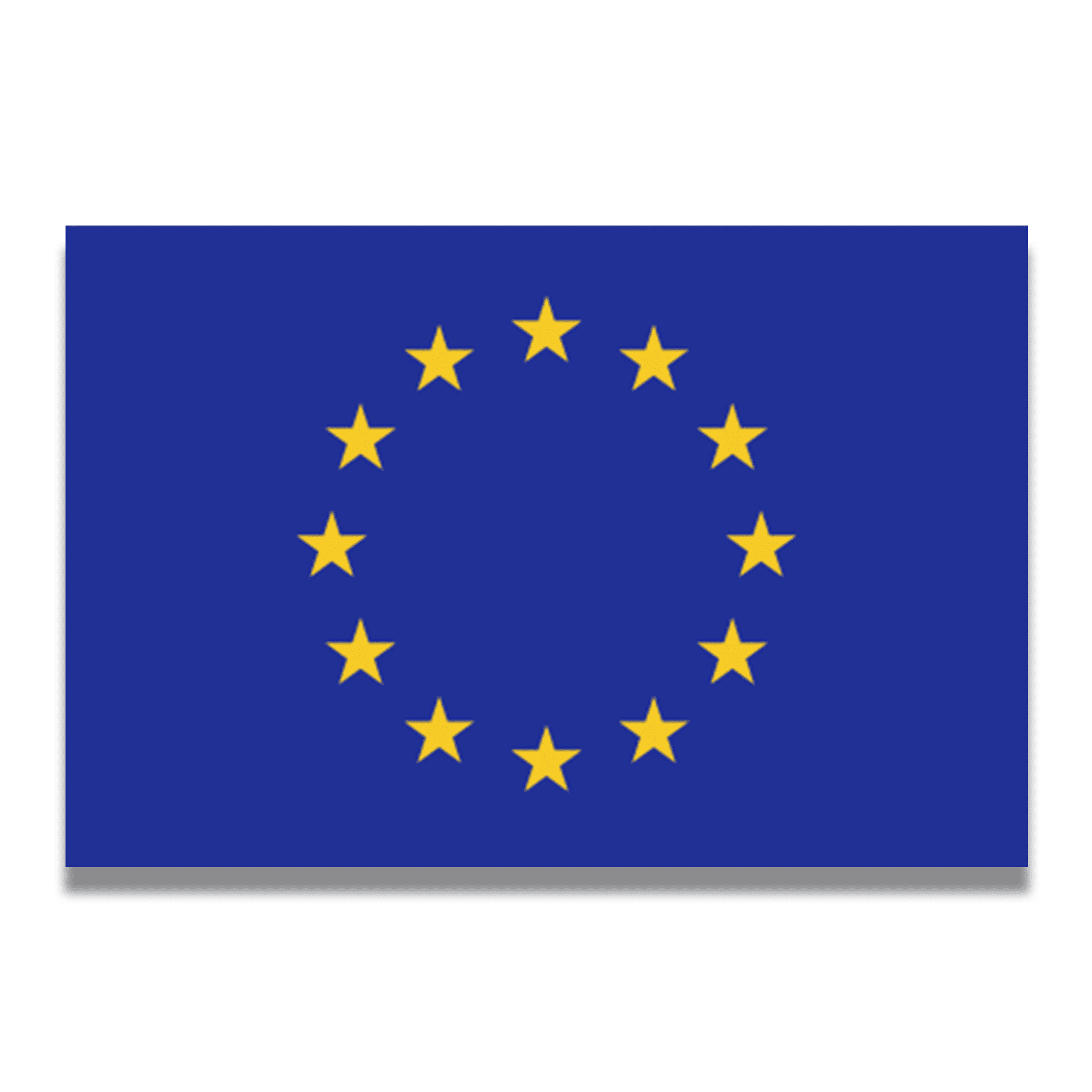Magnet Me Up European Union Flag Vinyl Automotive Magnet Decal, 4x6 ...