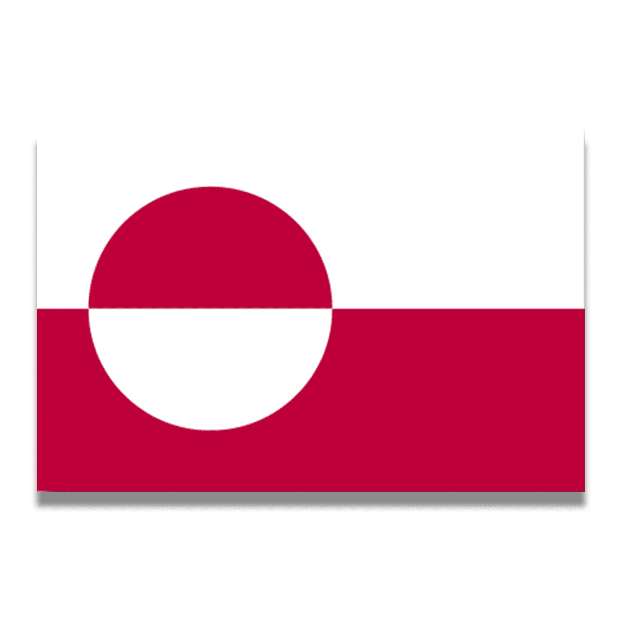 Magnet Me Up Greenland Inuit Flag Vinyl Automotive Magnet Decal, 4x6 ...