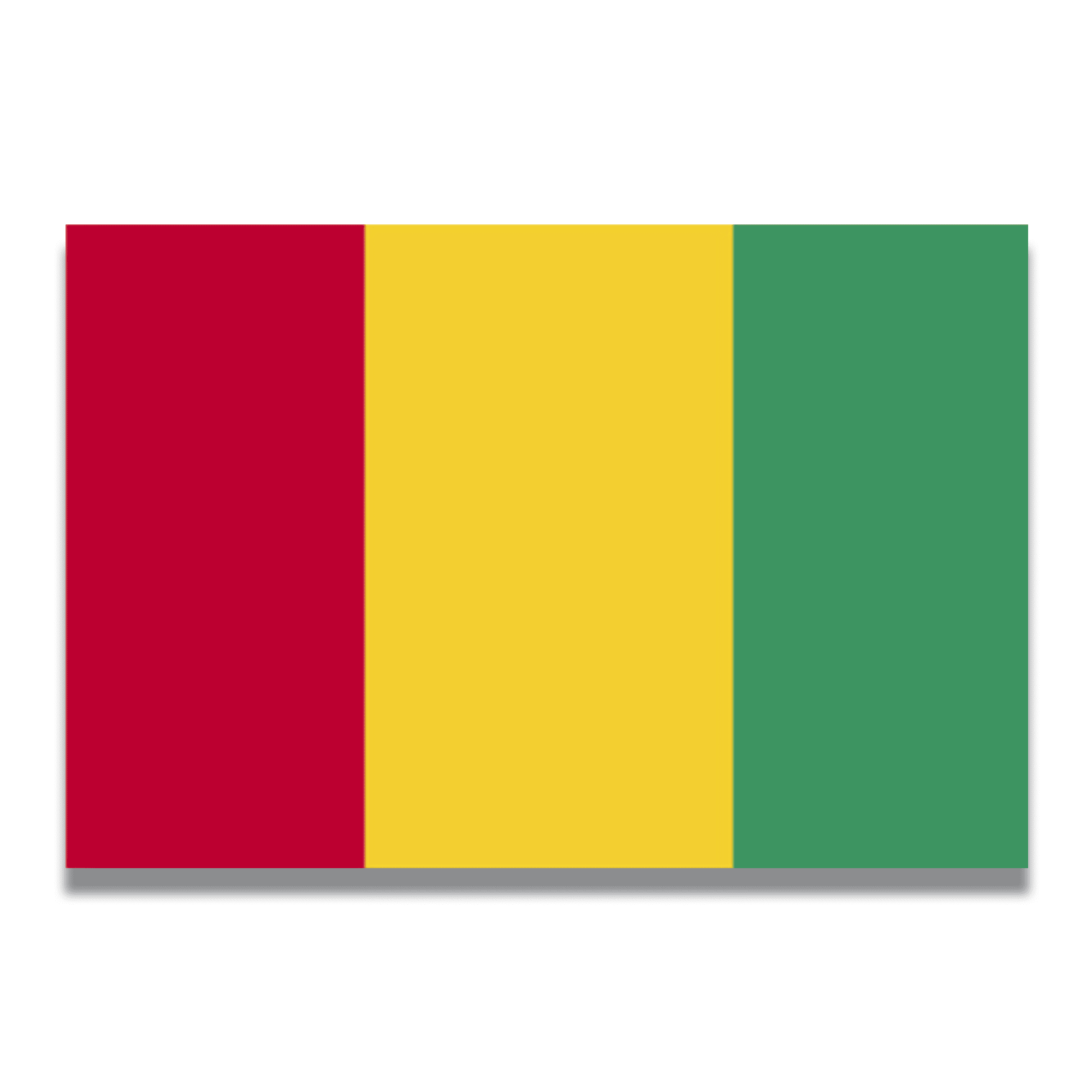 Magnet Me Up Guinea Guinean Flag Vinyl Automotive Magnet Decal, 4x6 ...