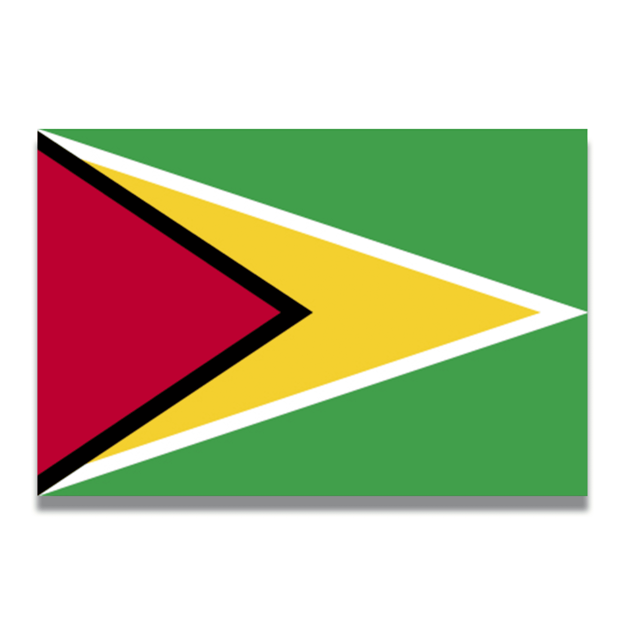 Magnet Me Up Guyana Guyanese Flag Vinyl Automotive Magnet Decal, 4x6 ...