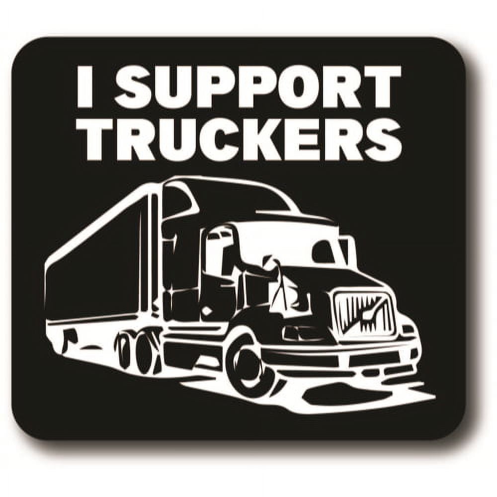 Magnet Me Up I Support Truckers Magnet Decal, 4x4.5 Inches, Vinyl ...