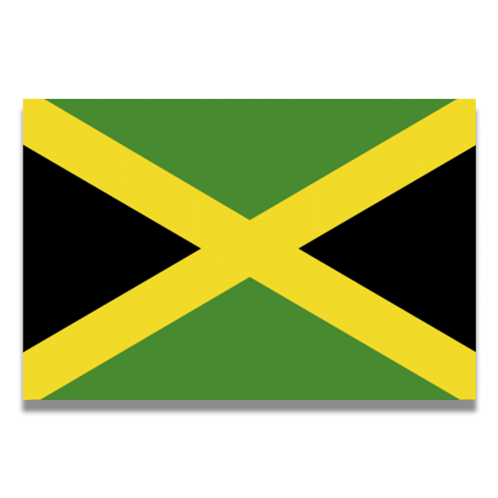 Magnet Me Up Jamaica Jamaican Flag Vinyl Automotive Magnet Decal, 4x6 ...