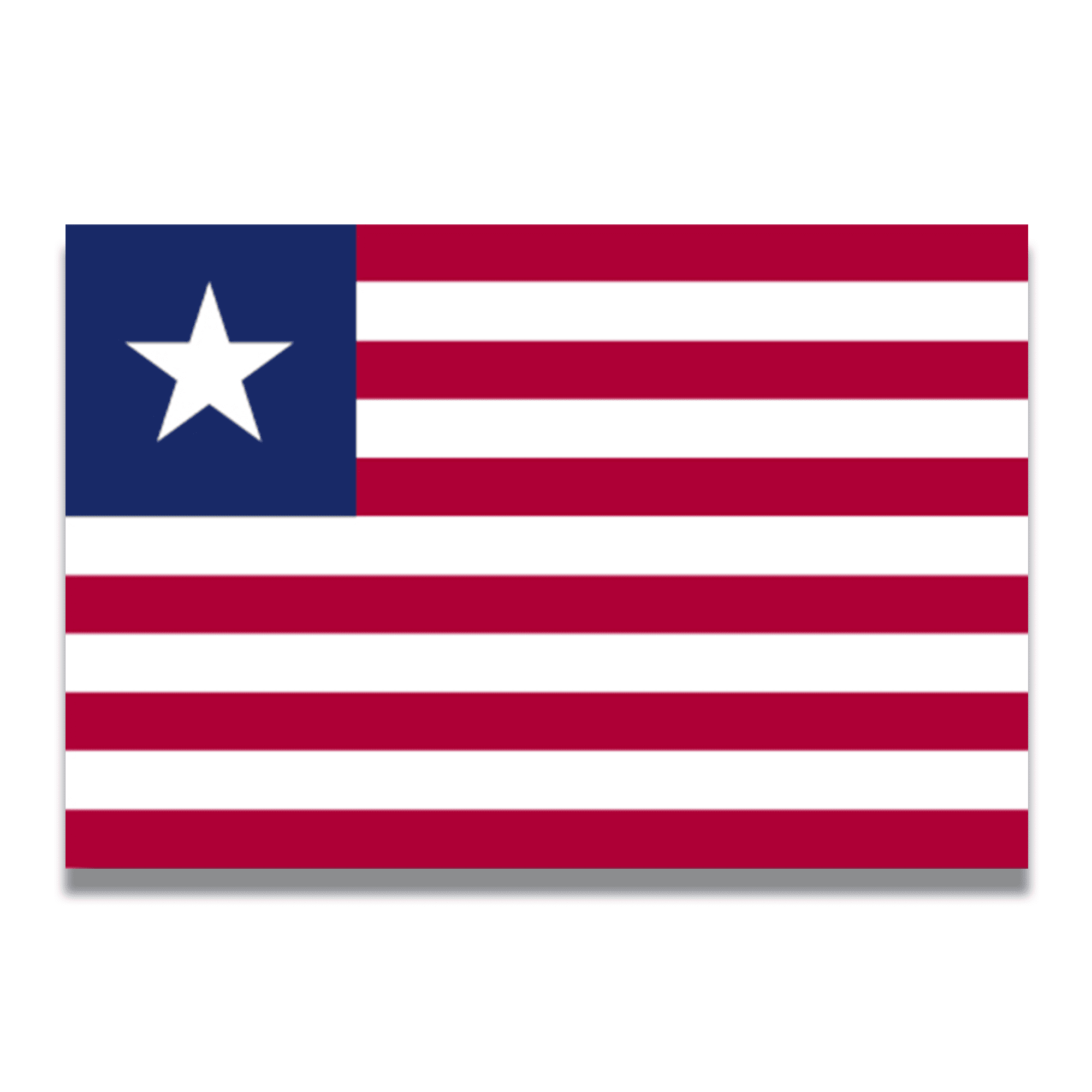 Magnet Me Up Liberia Liberian Flag Vinyl Automotive Magnet Decal, 4x6 ...