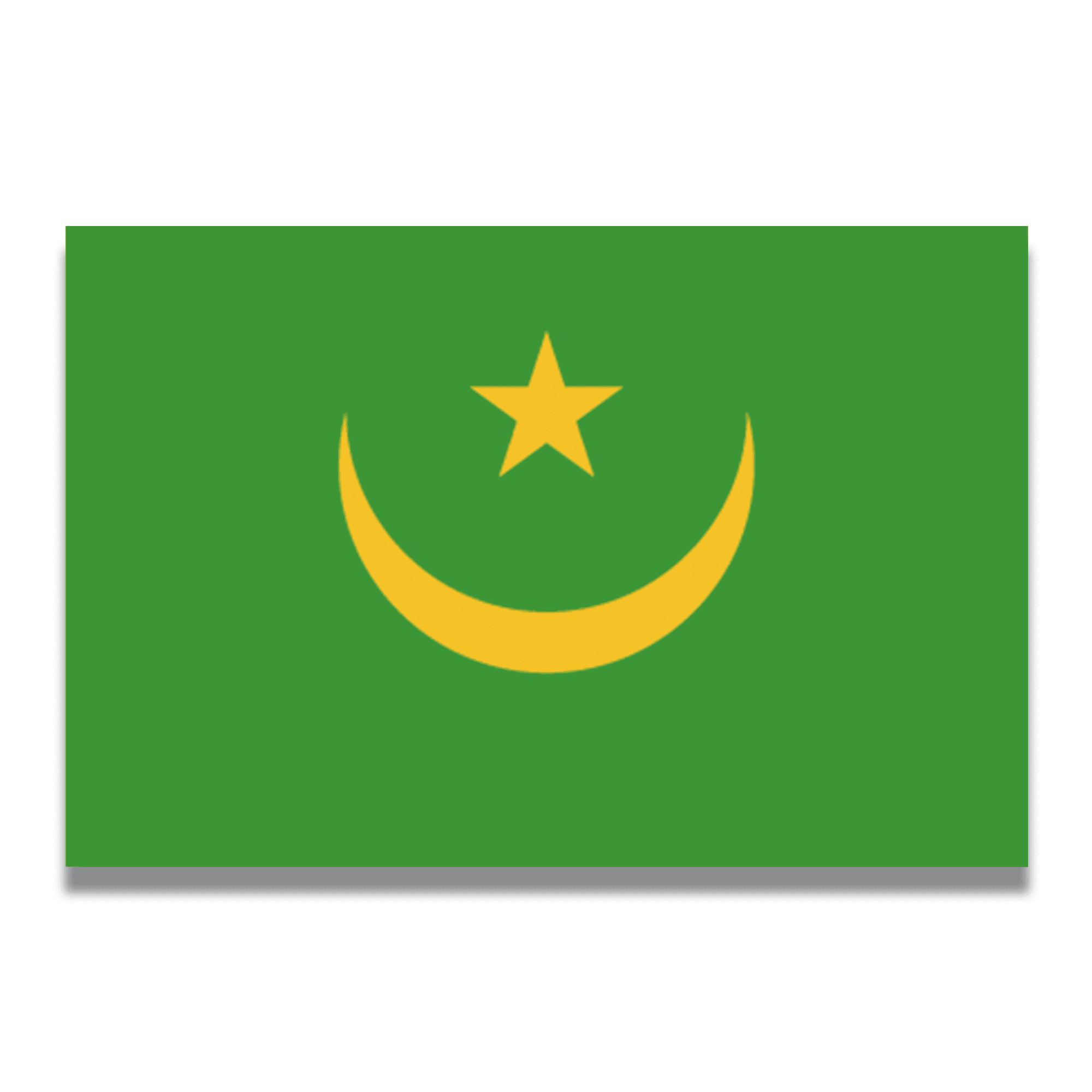 Magnet Me Up Mauritania Flag Vinyl Automotive Magnet Decal, 4x6 Inches ...