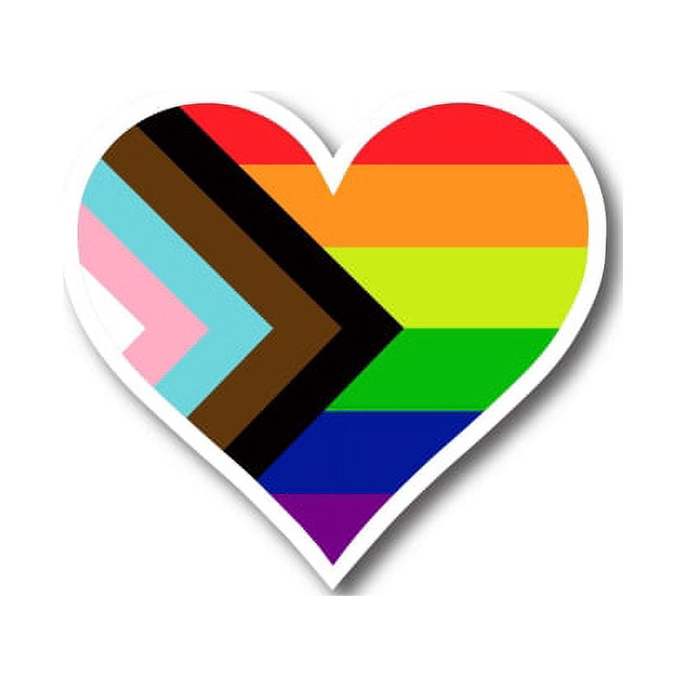 Magnet Me Up New LGBTQ Heart Emoji Magnet Decal, Vinyl Automotive ...