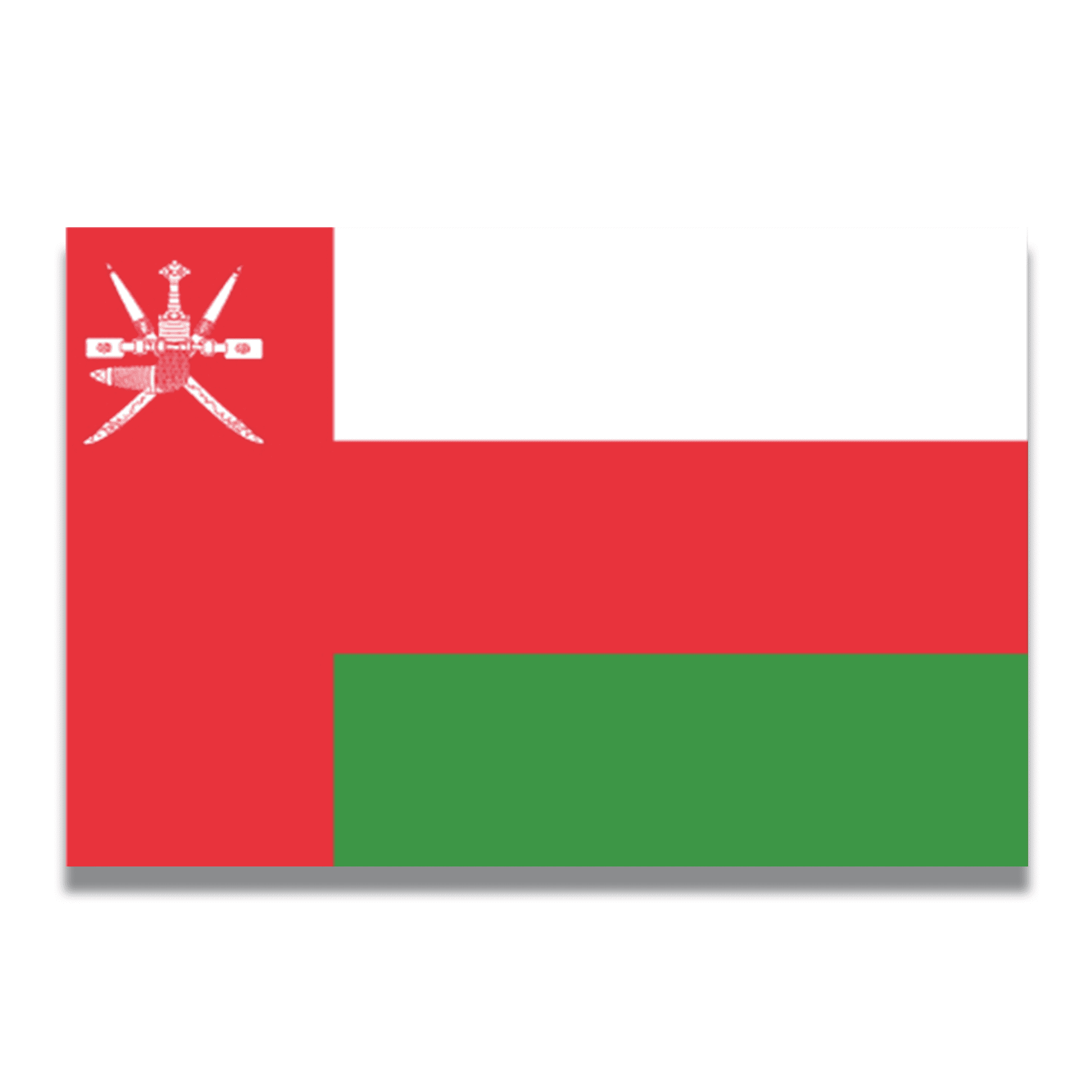 Magnet Me Up Oman Omanis Flag Vinyl Automotive Magnet Decal, 4x6 Inches ...
