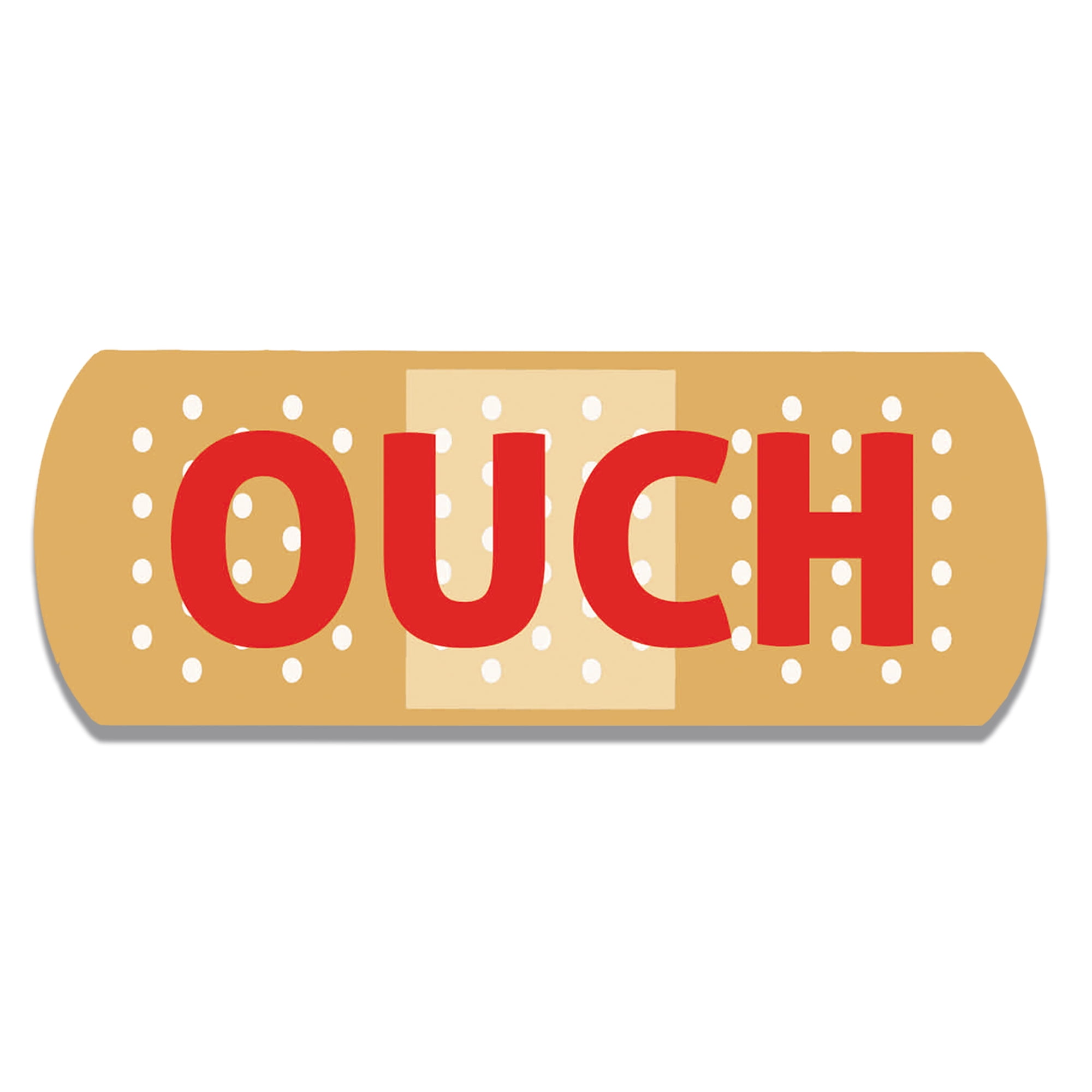 Magnet Me Up Ouch Band-Aid Vinyl Automotive Magnet Decal, 3x8 inches ...