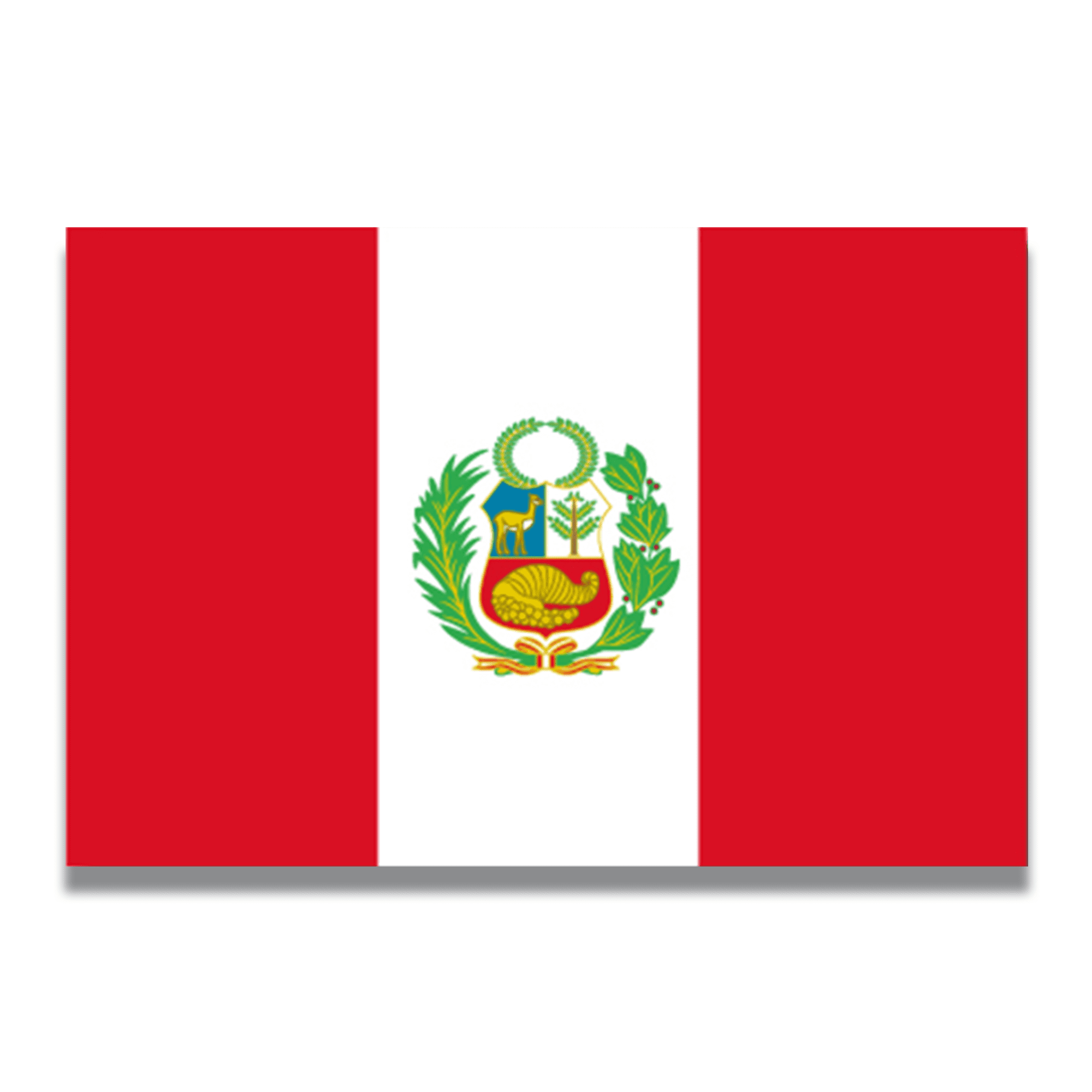 Magnet Me Up Peru Peruvian Flag Vinyl Automotive Magnet Decal, 4x6 ...