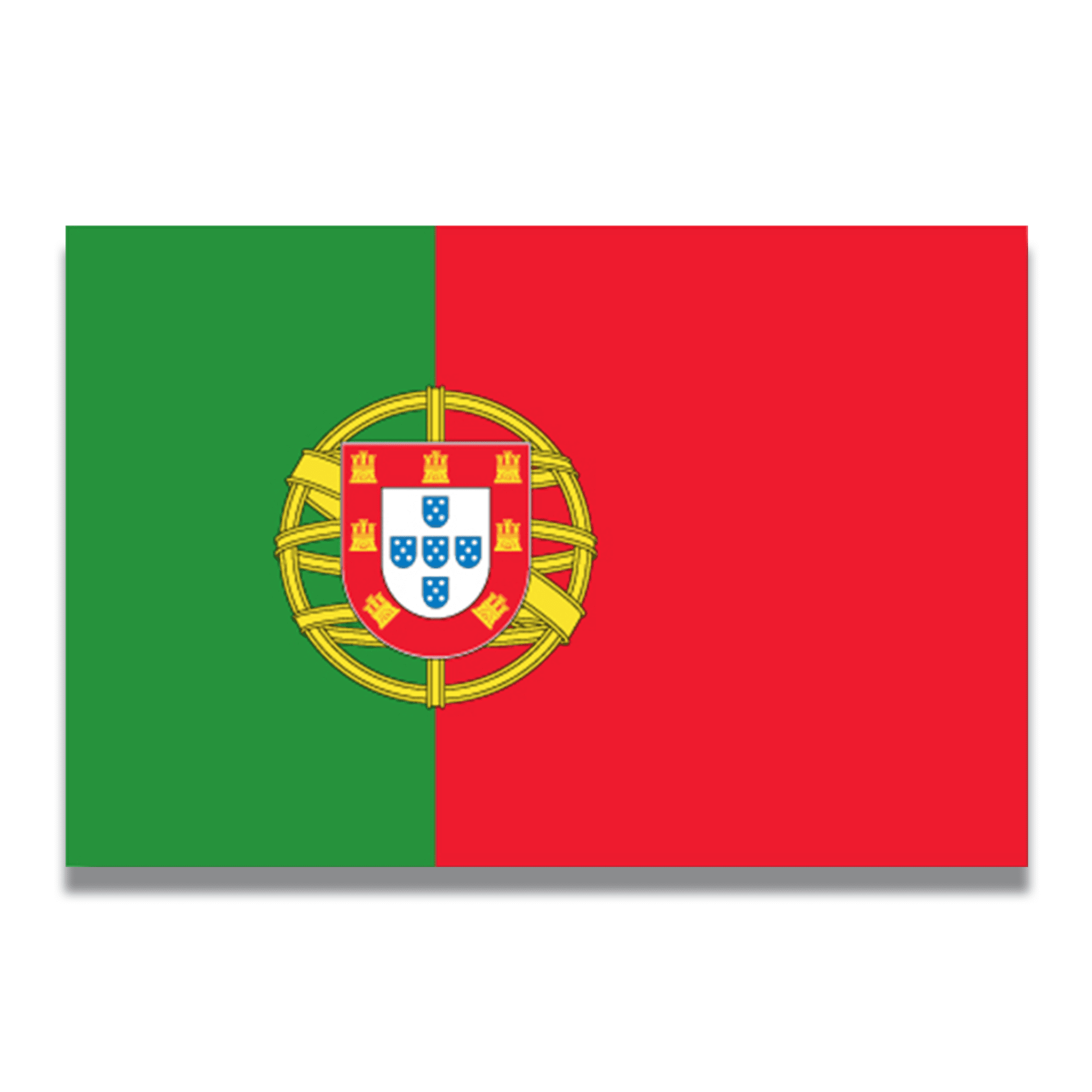 Magnet Me Up Portugal Portuguese Flag Vinyl Automotive Magnet Decal ...
