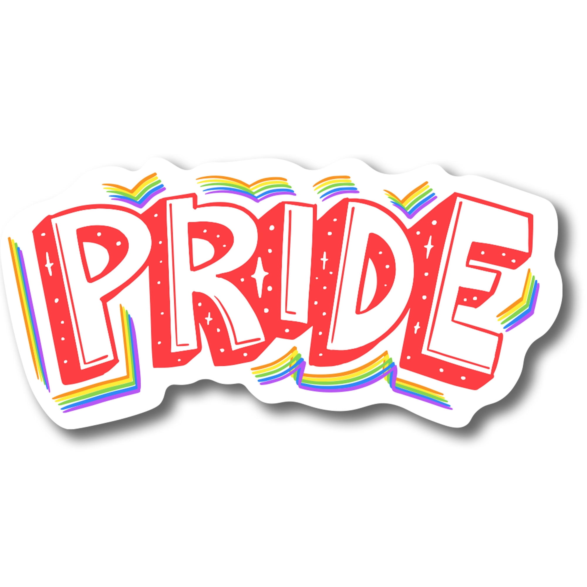 Magnet Me Up Pride LGBTQ Magnet Decal, 6x4 Inch, Rainbow Support Gay ...