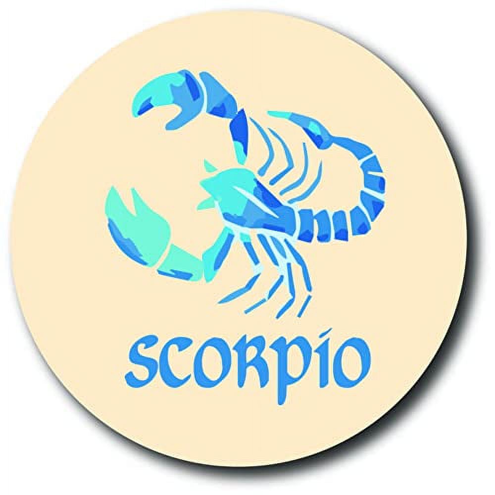 Scorpio Scorpion Zodiac Sign Horoscope in Space Novelty Metal Vanity ...