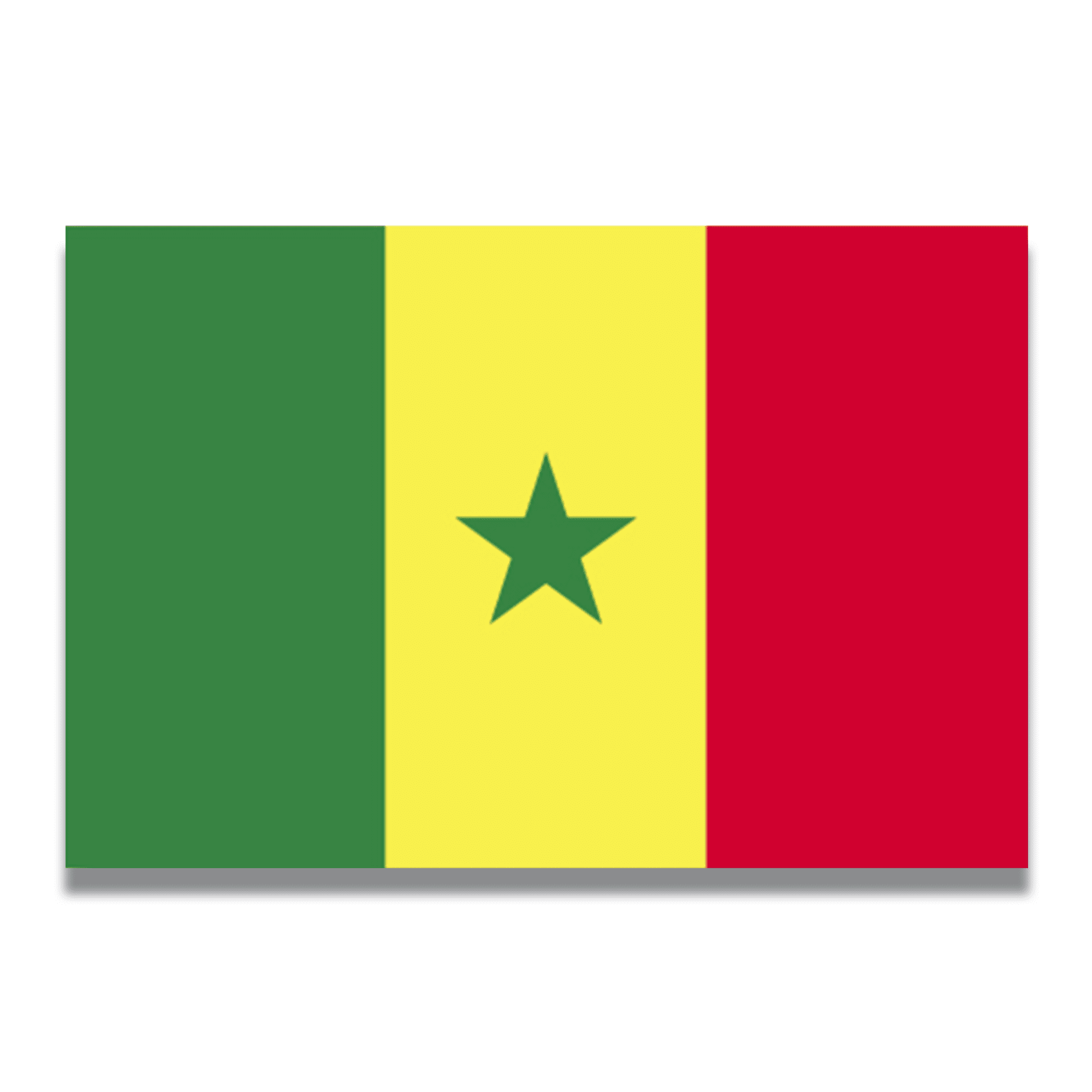 Magnet Me Up Senegal Senegalese Flag Vinyl Automotive Magnet Decal, 4x6 ...
