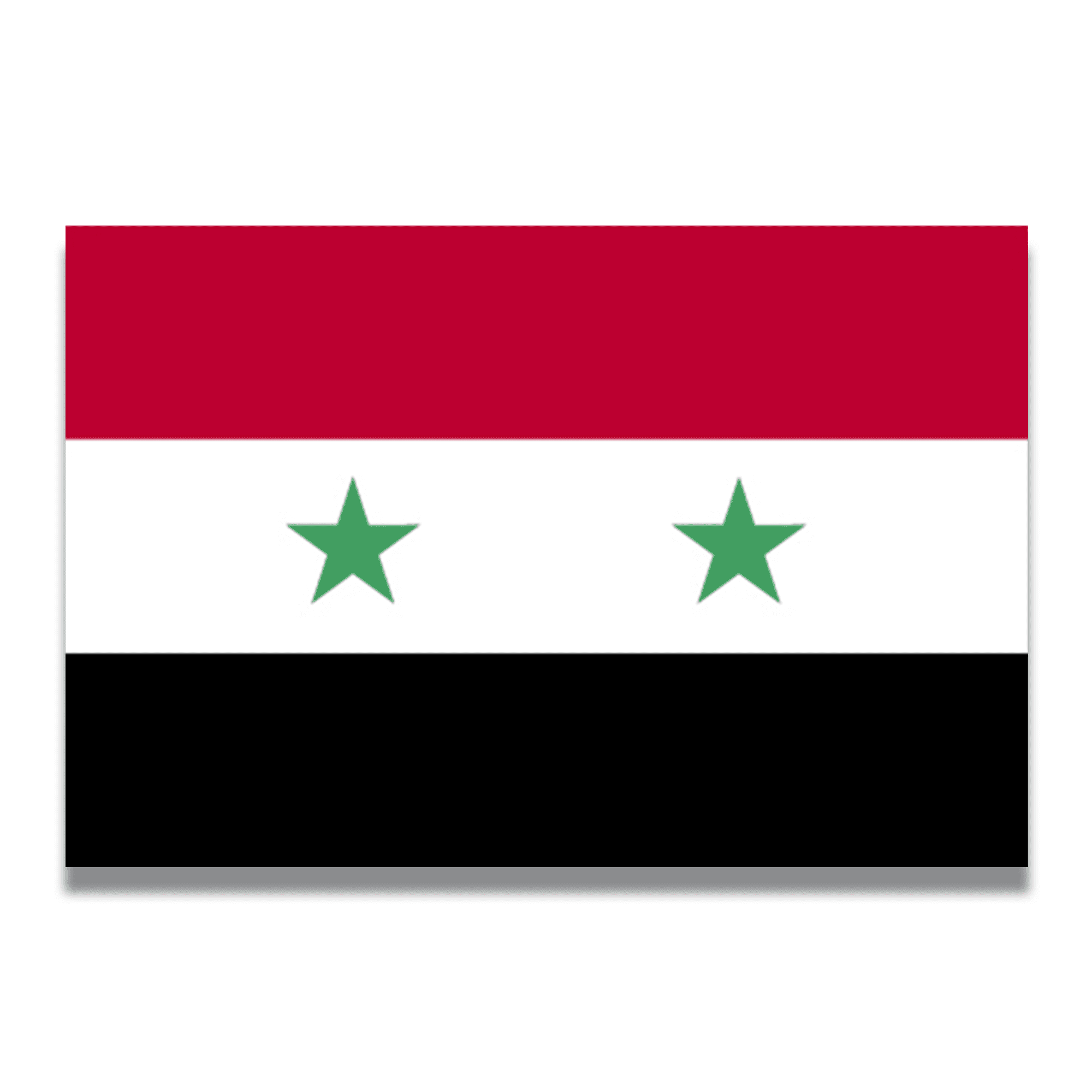 Magnet Me Up Syria Syrian Flag Vinyl Automotive Magnet Decal, 4x6 ...