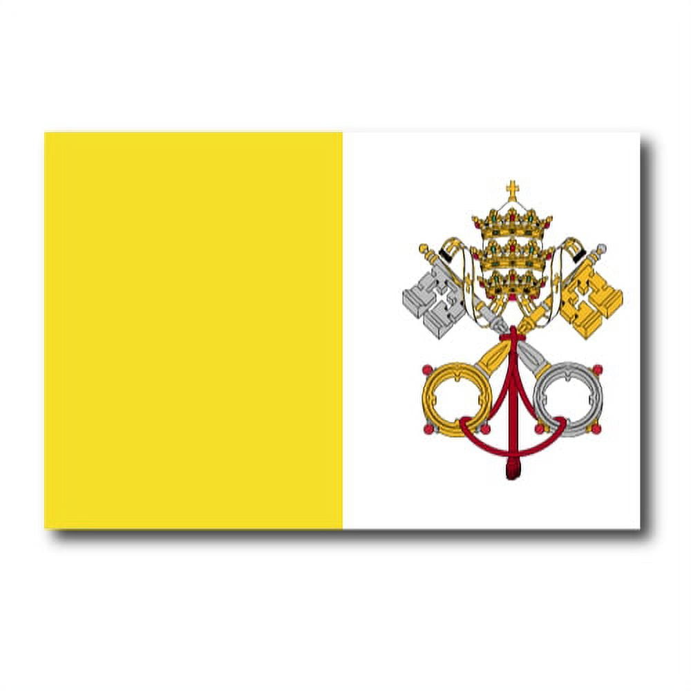 Magnet Me Up The Vatican City Flag Vinyl Automotive Magnet Decal, 4x6 ...