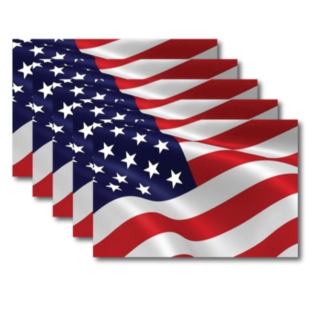 Magnet Me Up Waving American Flag Vinyl Magnet 4x6 Inches, Red, White ...