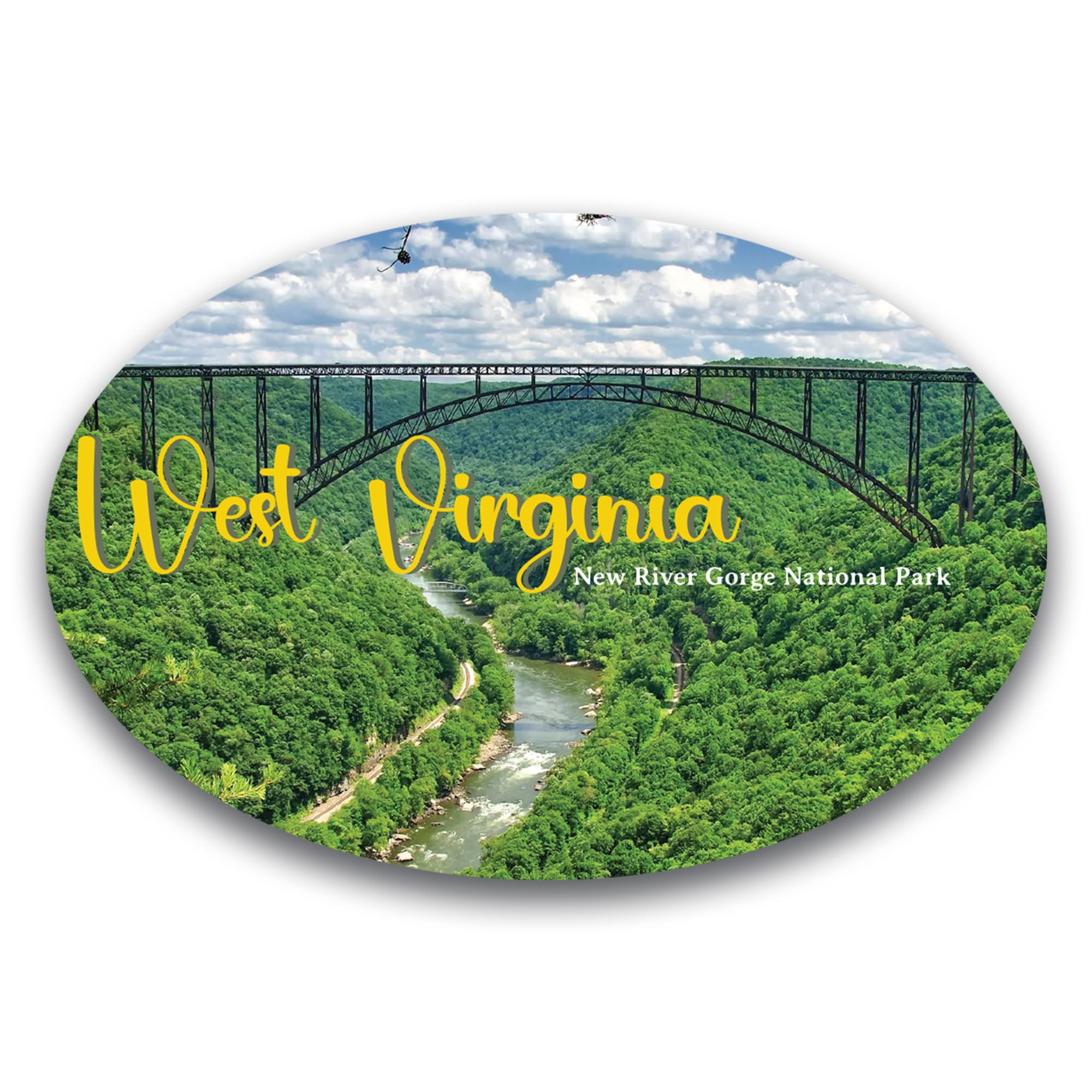 Magnet Me Up West Virginia New River George National Park State Car ...