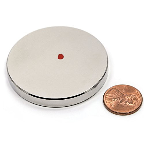 Magnet Neodymium N52 53 LBS Pull 2” X 1/4” Home Science Hobby & School ...