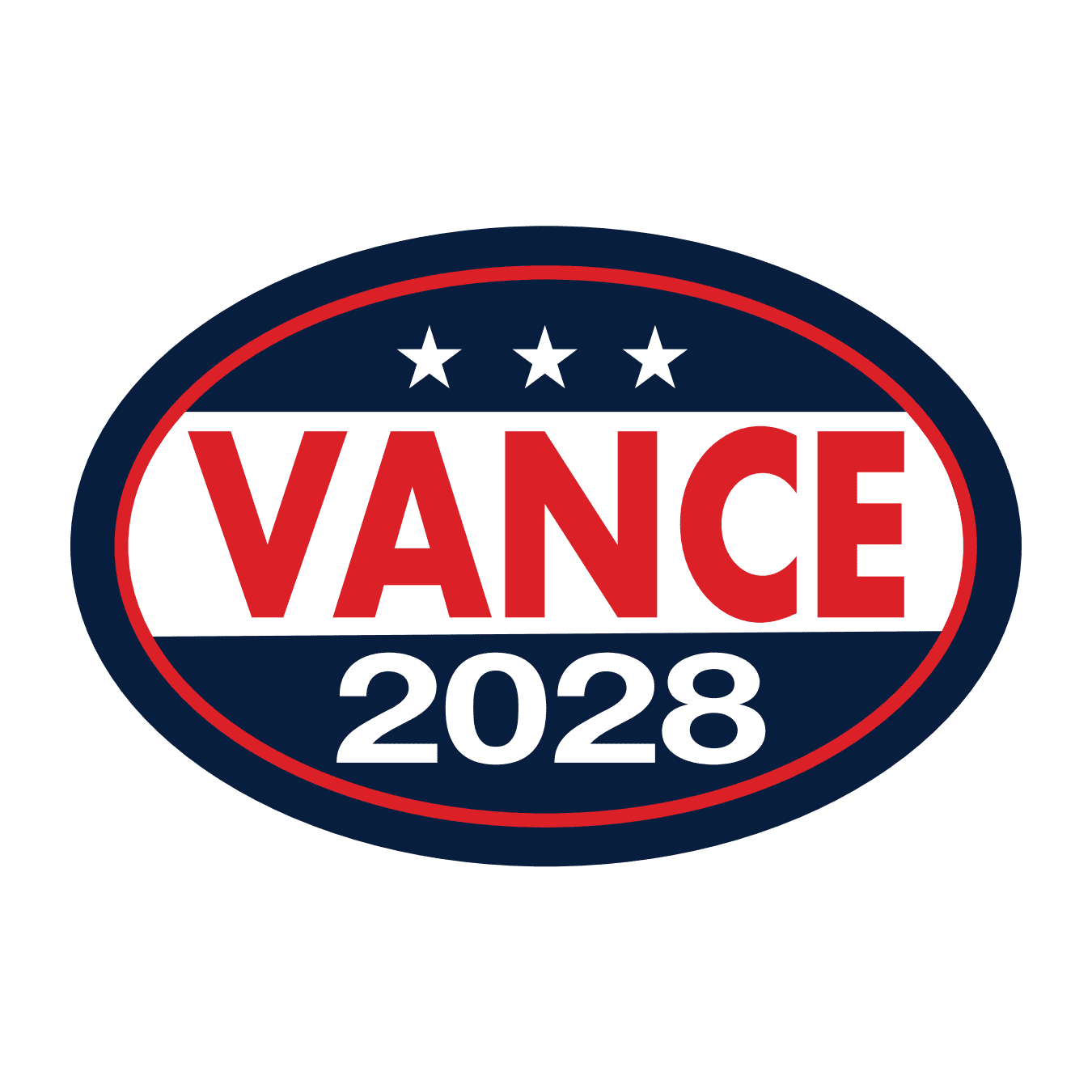 Magnet, Oval Campaign Magnet, JD Vance 2028, Republican, GOP, MAGA, 6 ...