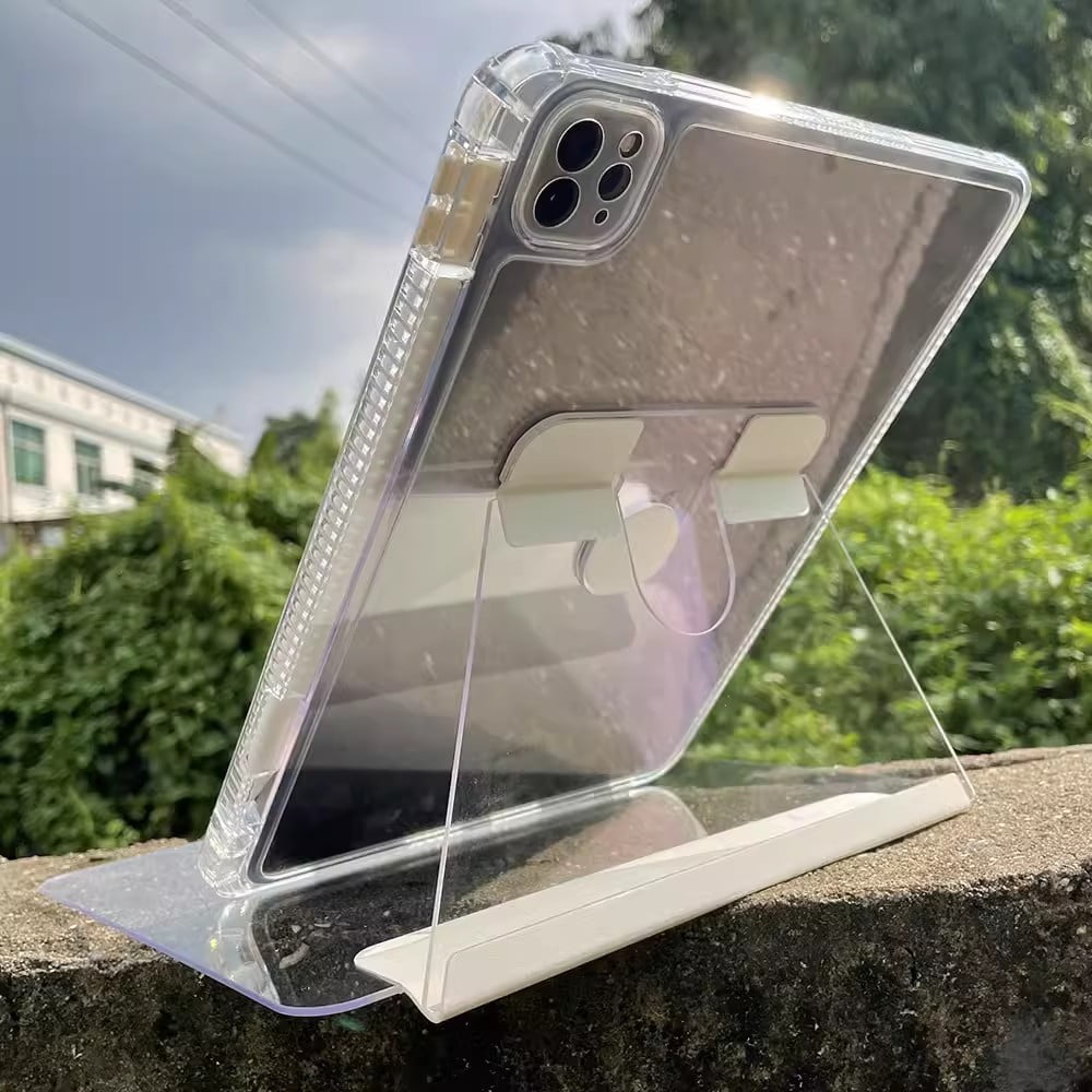 Magnet Smart Cover HD Clear Case for Samsung Galaxy Tab A9 8.7inch S10 ...