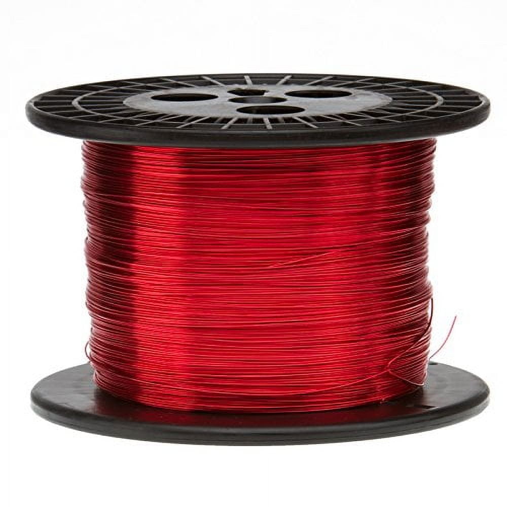 Magnet Wire, Heavy Build Enameled Copper Wire, 14 AWG, 5. Lbs, 395 ...