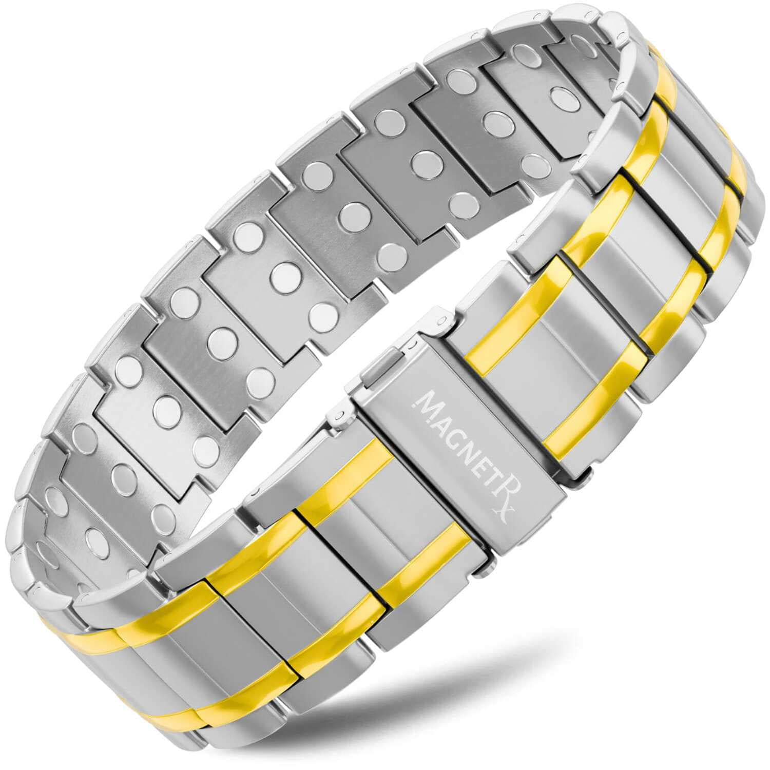 MagnetRX® Titanium Bracelet – Bracelets for Men – Premium Fold-Over ...