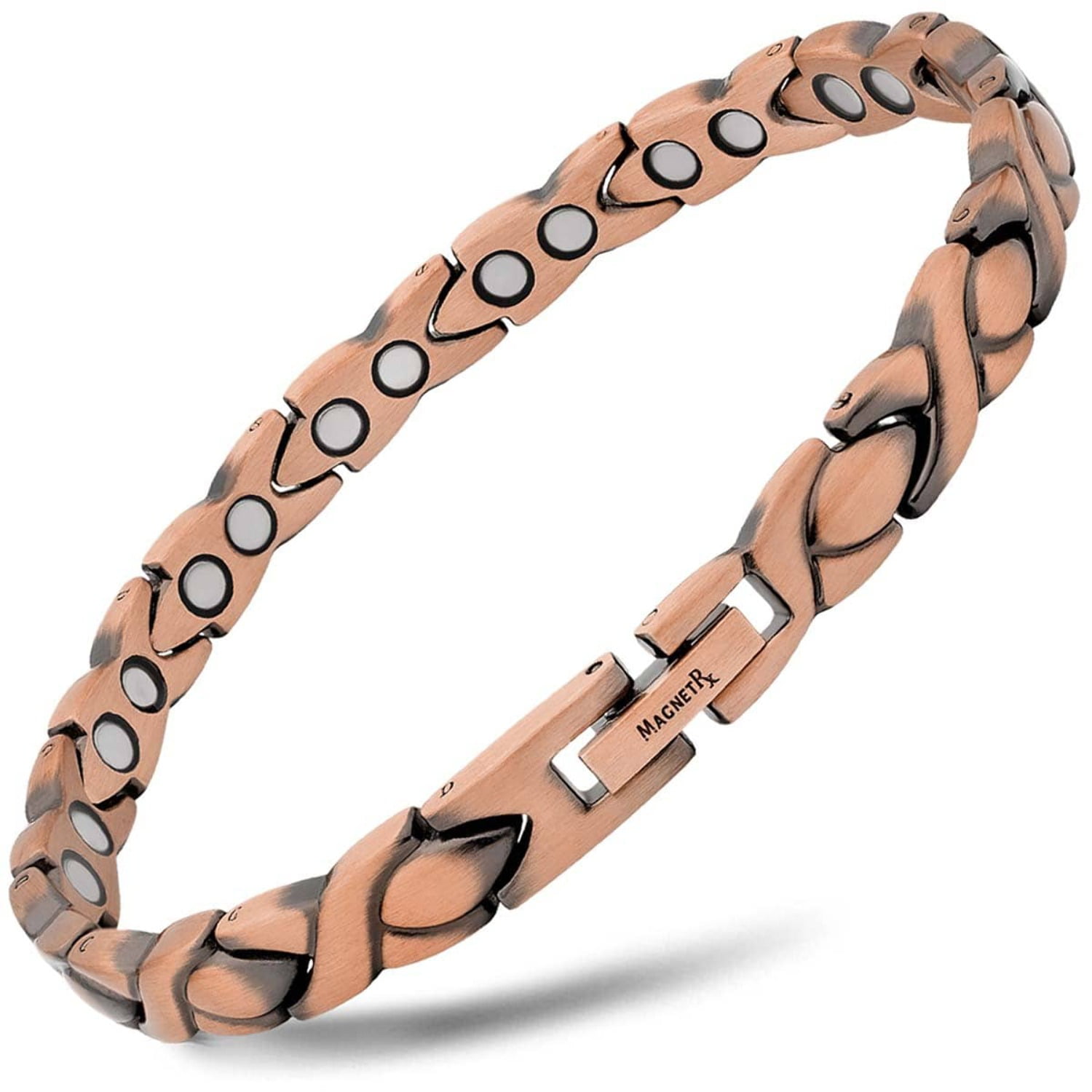 MagnetRX® Women’s Pure Copper Magnetic Bracelet - Ultra Strength ...