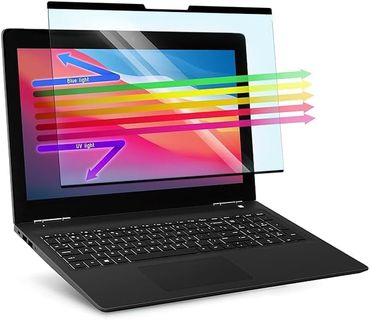 Magnetic 14 Inch Anti Blue Light Screen filter Protector, Reduce Eye ...