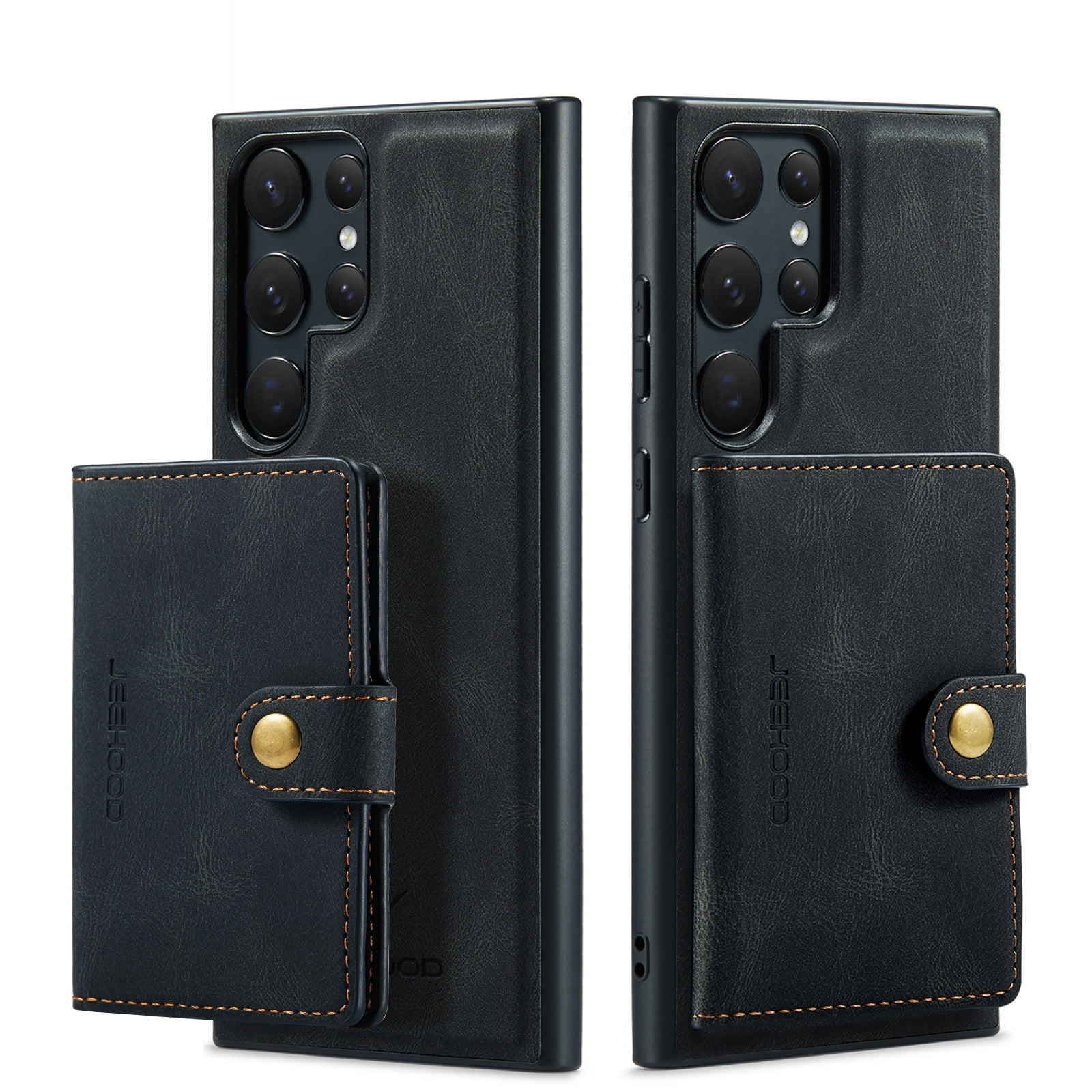 Magnetic 2 in 1 Detachable leather phone case for Samsung S25 ultra S24 ...