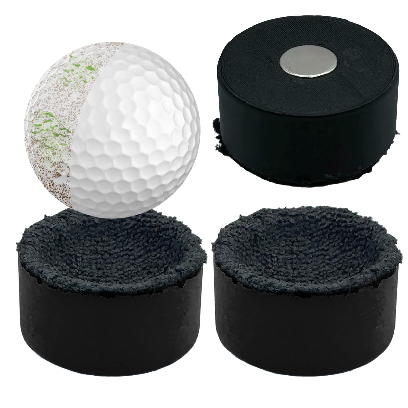 Magnetic 3D Printed Golf Ball Washer, Golf Ball Cleaner for Golf, Soft ...