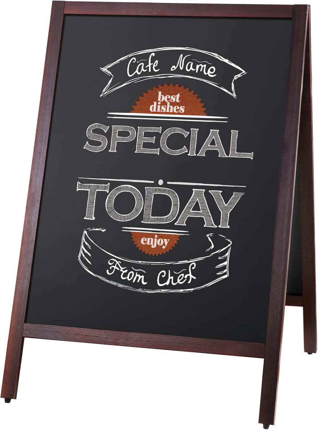 Magnetic A-Frame Chalkboard Sign, Sidewalk Sign 40" x 26" with Liquid ...