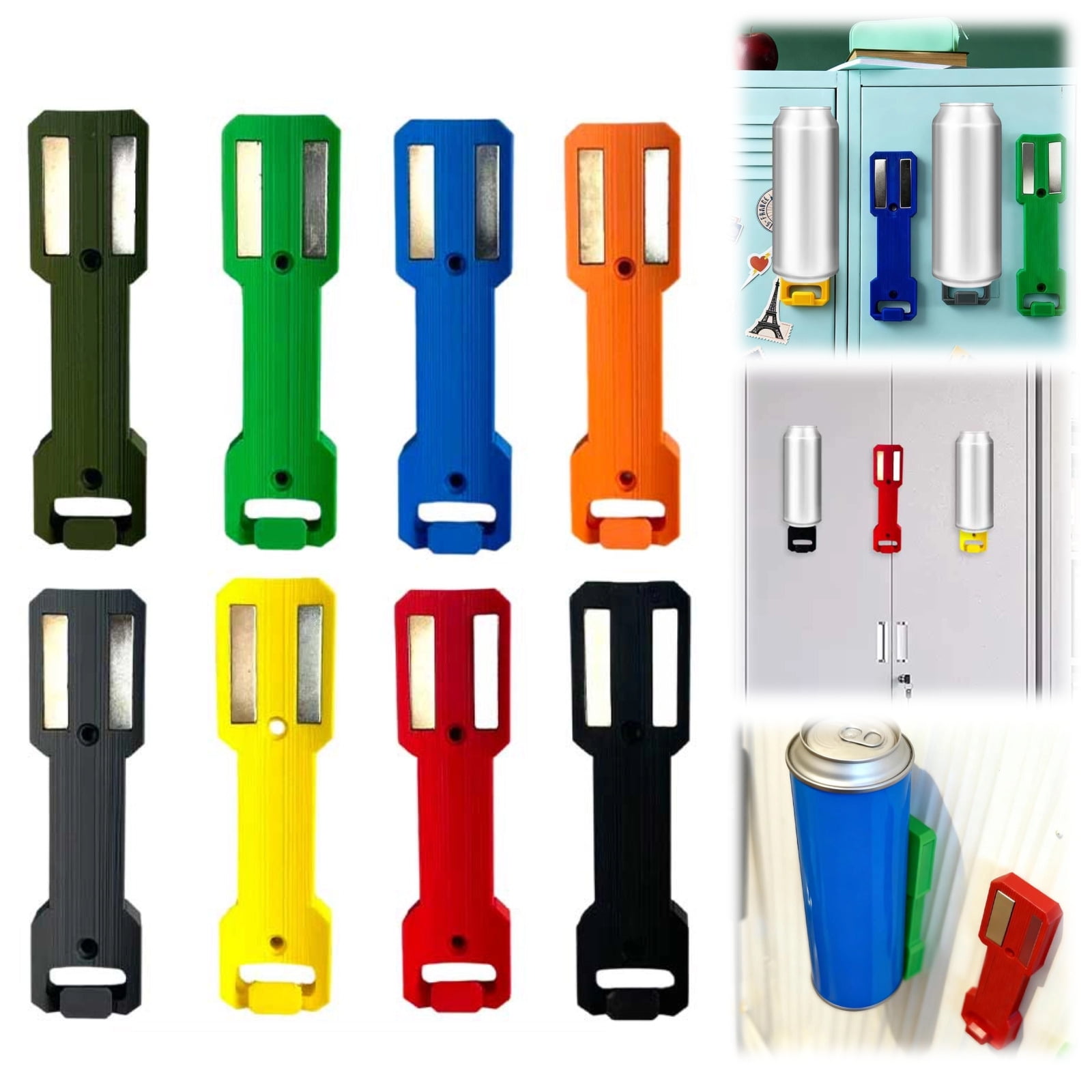 Magnetic Aerosol Can Holder 3D Rolling Can Storage Tool Spray Organizer ...