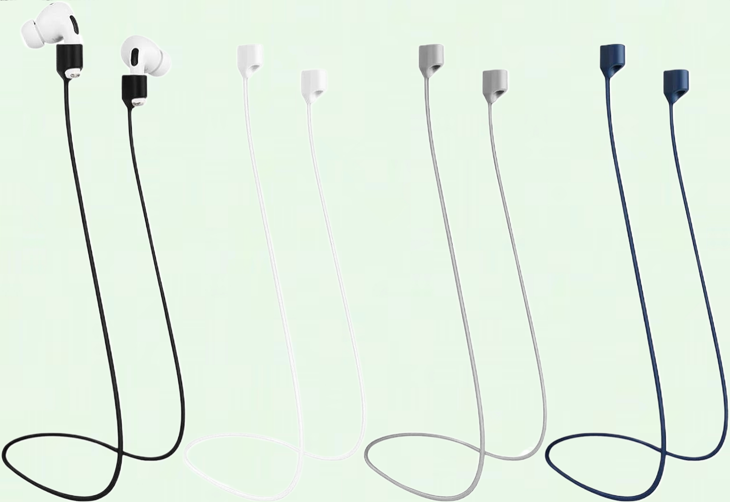 Magnetic Airpods Strap Set - 4 Pcs, Anti-Lost Lanyard Straps for ...