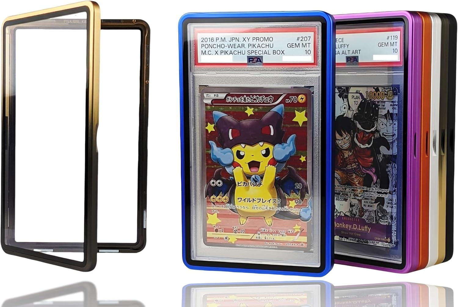 Magnetic Aluminum PSA Graded Card Holder 35PT Premium PSA Slab ...