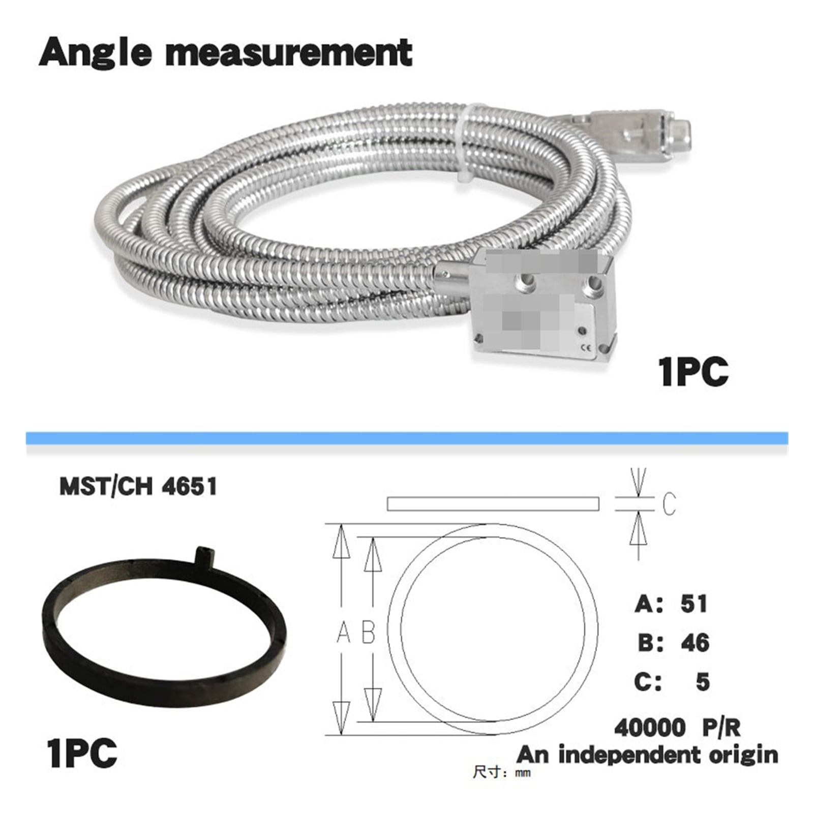 Magnetic Angle Pulse Rotary Digital Linear Mini Scale Readout Lathe ...