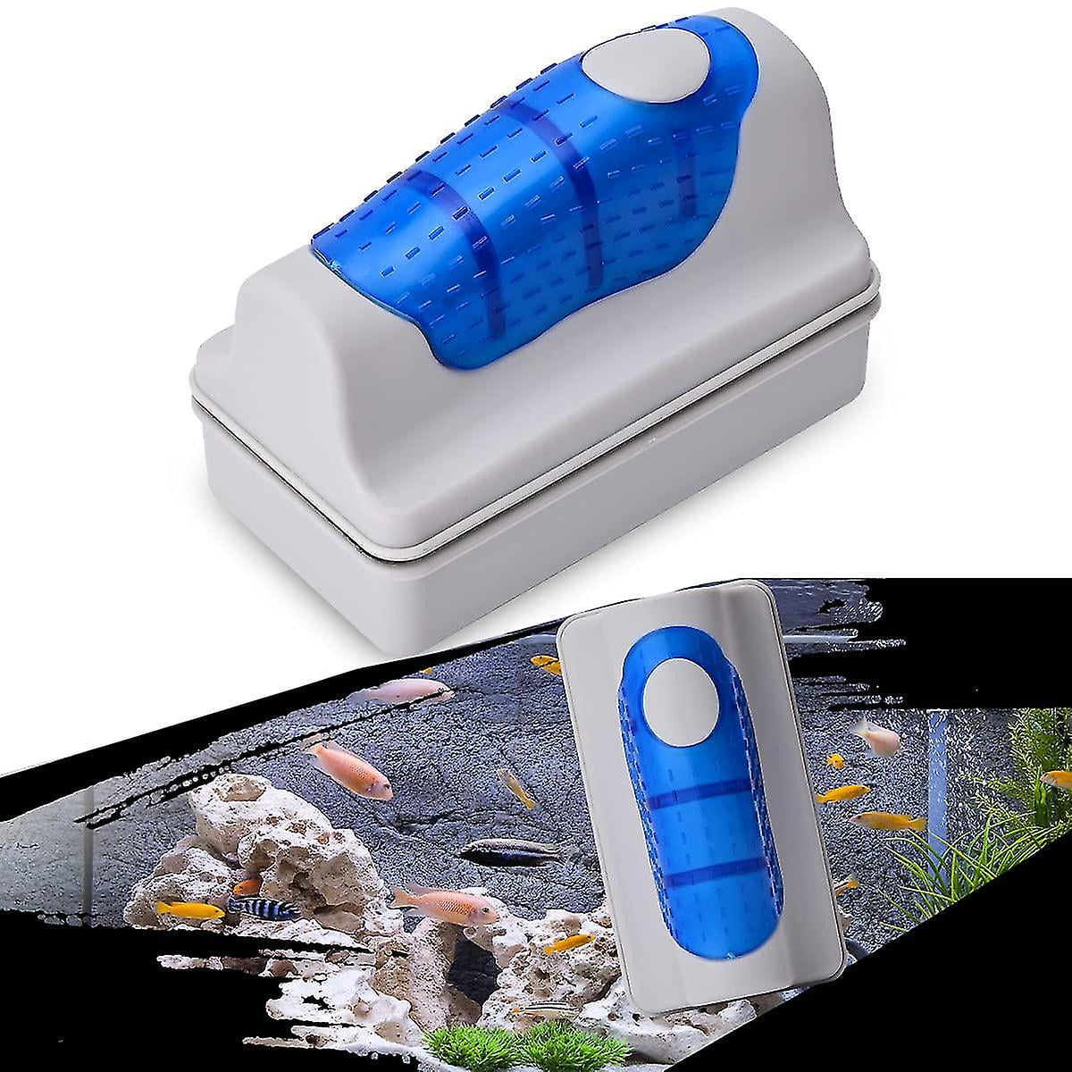 Magnetic Aquarium Fish Tank Glass Cleaner Brush Floating Aquarium ...