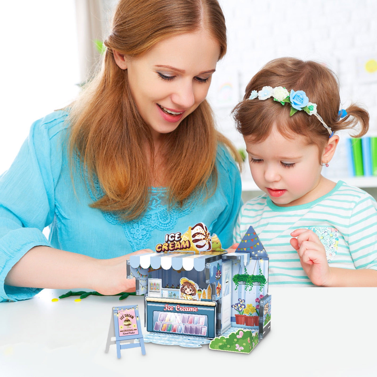 Magnetic Architecture Set for Youngsters 80+ Pieces 3D City Builder Educational Construction Toy ...