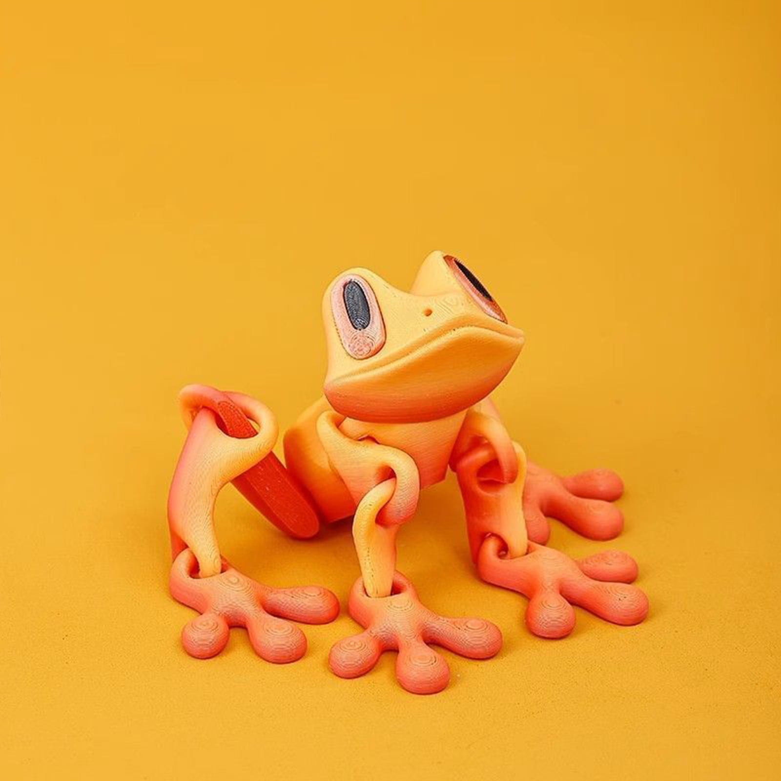 Magnetic Articulated Frog Toy with 3D Printing Technology, 6.1 Inch ...